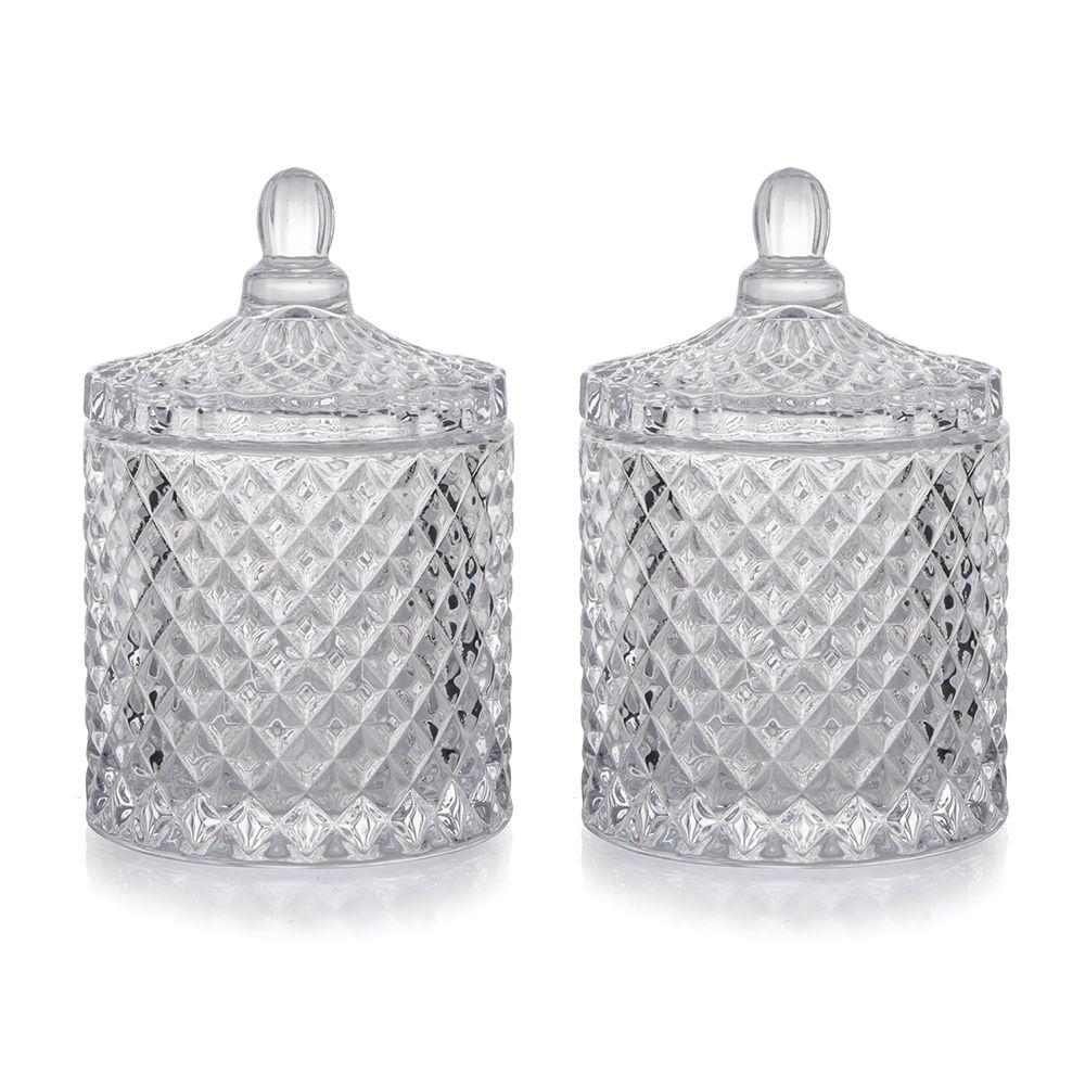 Pure Home + Living Set Of 2 Daimound Cotton Box: Buy Pure Home + Living ...