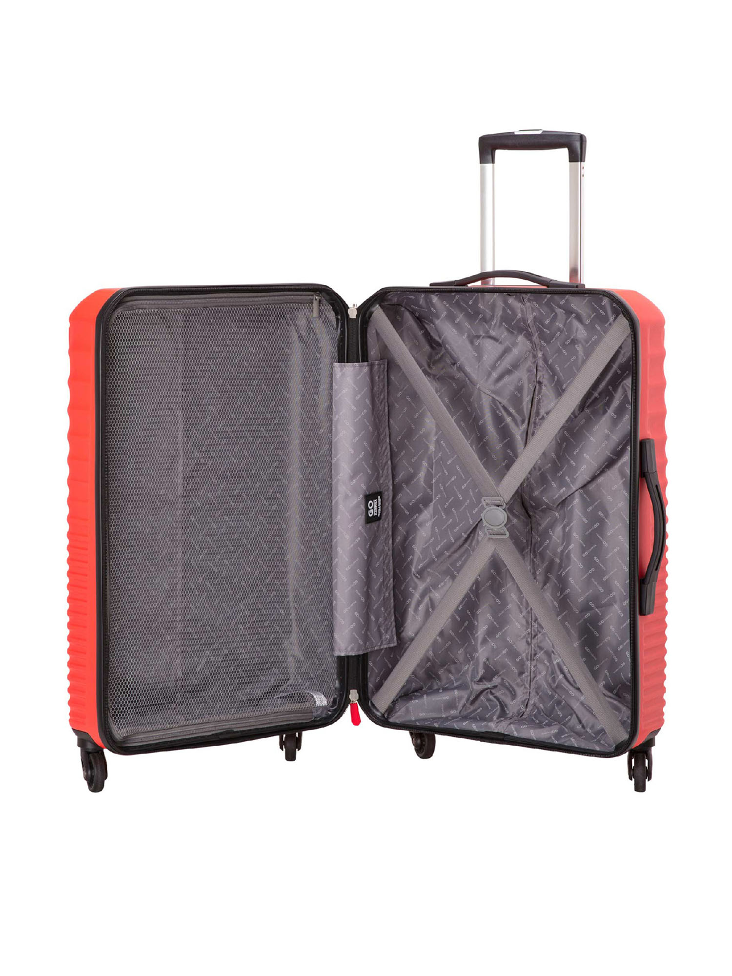 Buy CARPISA Red Geometric TROLLEY M - MIKAMA Online
