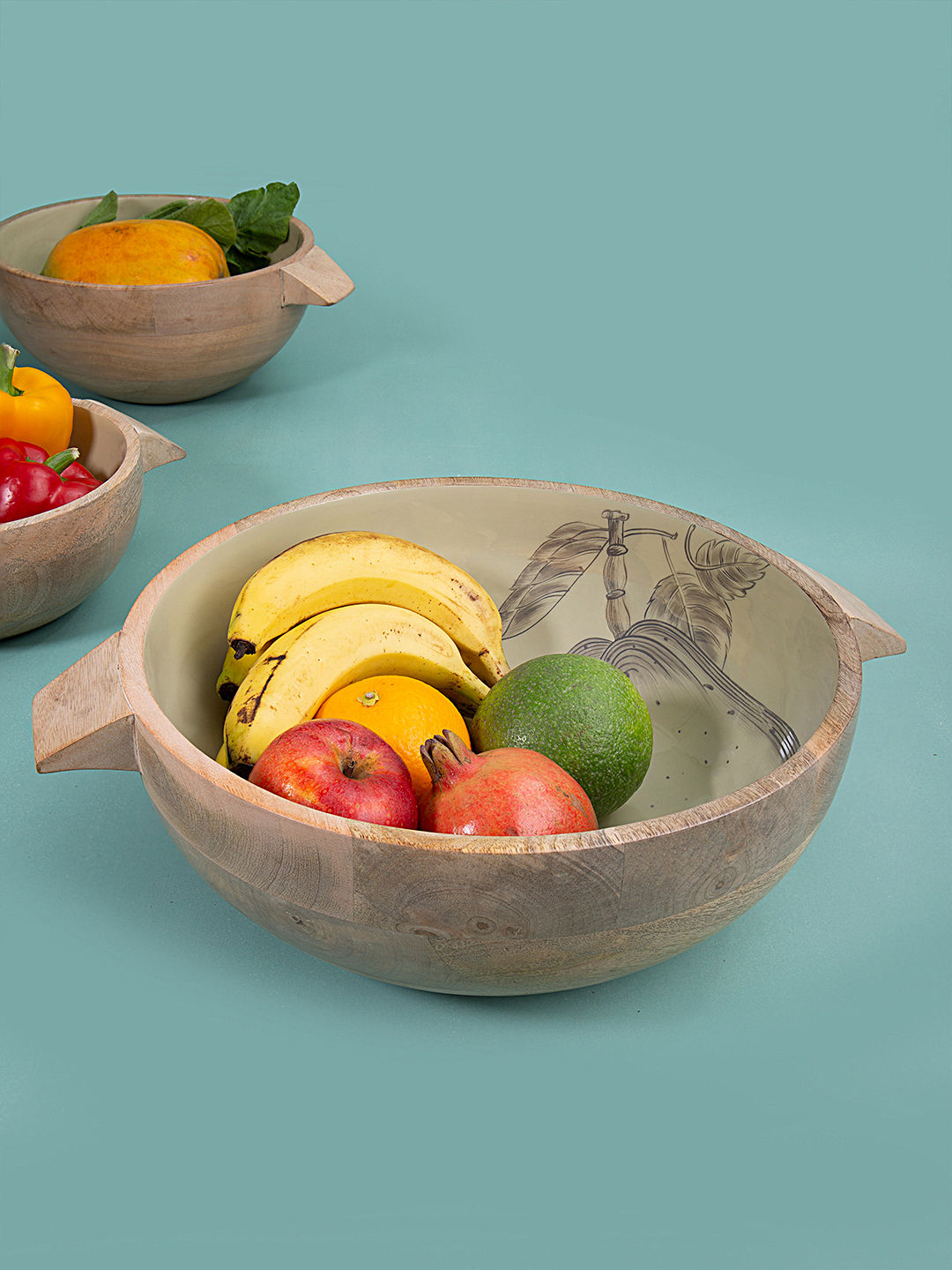 Ellementry Pulp Serving Bowl With Handle: Buy Ellementry Pulp Serving ...