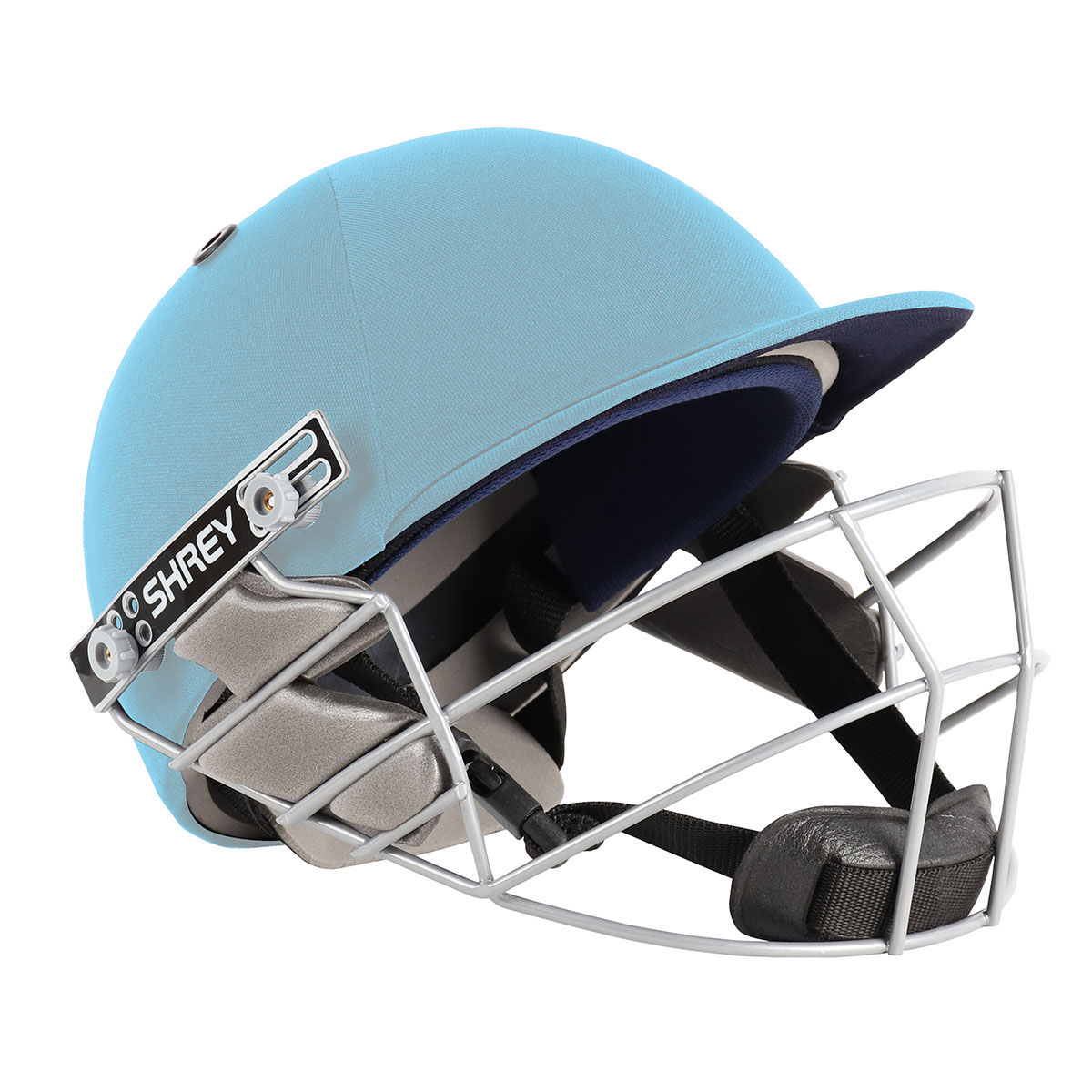 Shrey Star Steel-Sky Blue Cricket Helmet: Buy Shrey Star Steel-Sky Blue ...