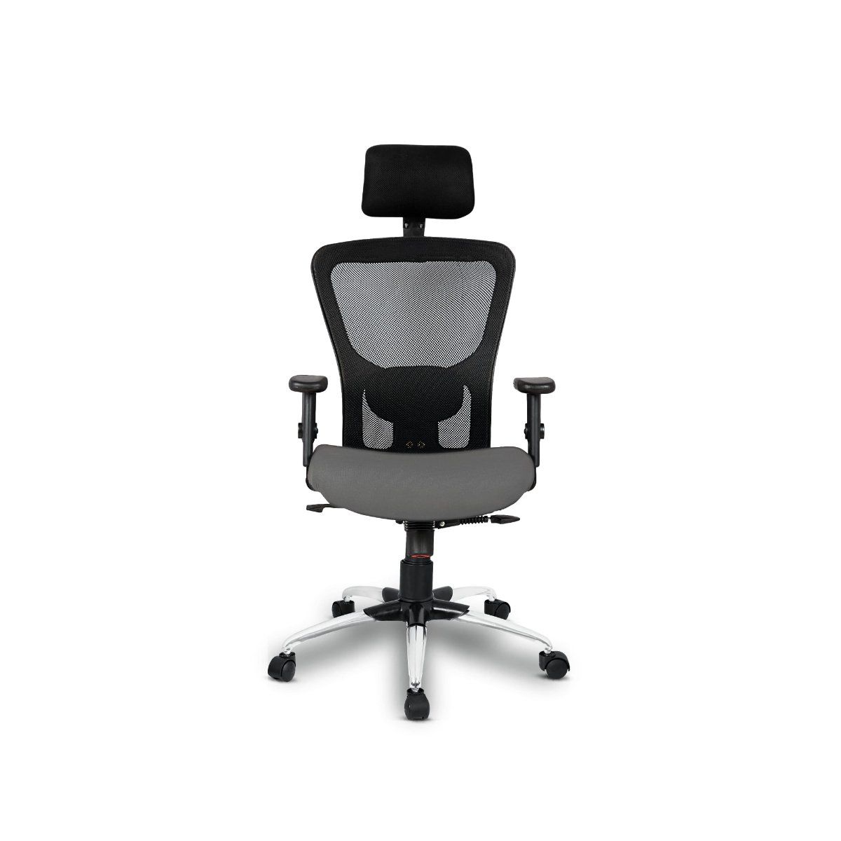 Buy Savya Home Beatle High Back Office Chair with Adjustable Arms and 2D Lumbar Support Grey Online