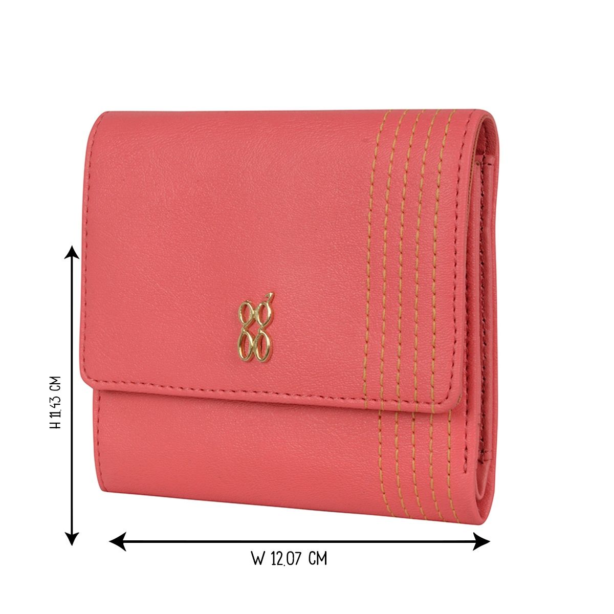 Buy Baggit Ziby Pink Small Wallet Online