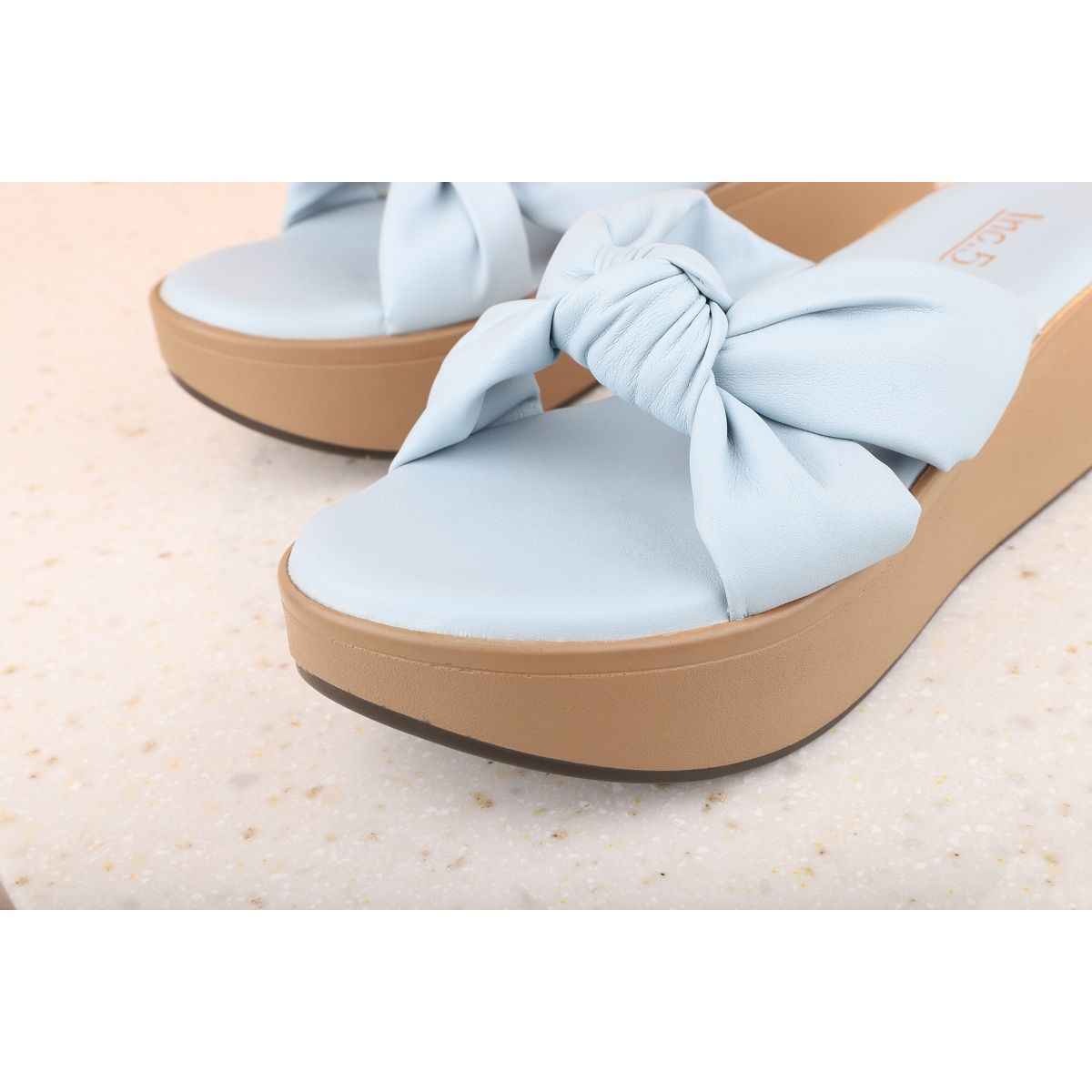 Inc.5 Solid-plain Blue Wedges: Buy Inc.5 Solid-plain Blue Wedges Online ...