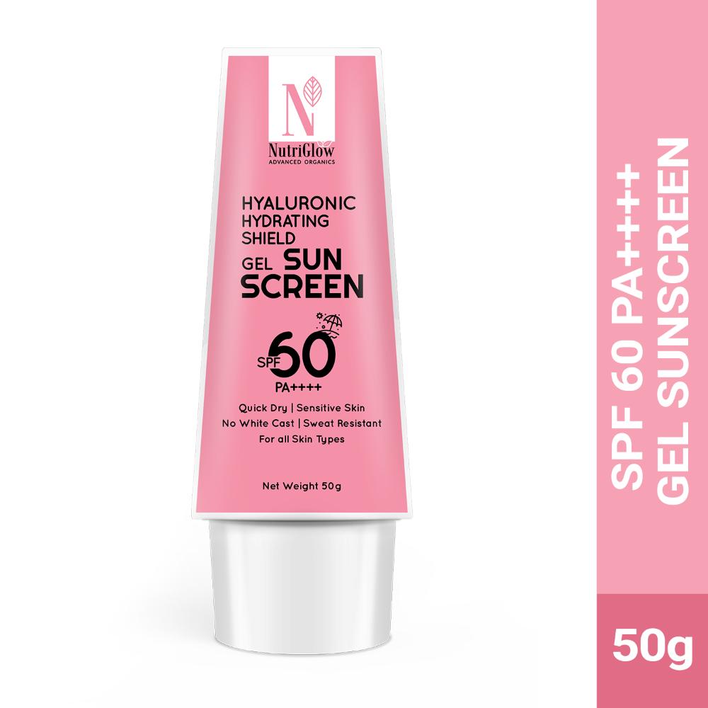 Buy NutriGlow Advanced Organics Hyaluronic Hydrating Shield Gel ...