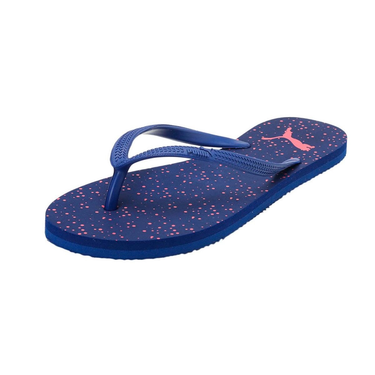 Buy Puma First Flip Dots Women's Blue Flipflops Online
