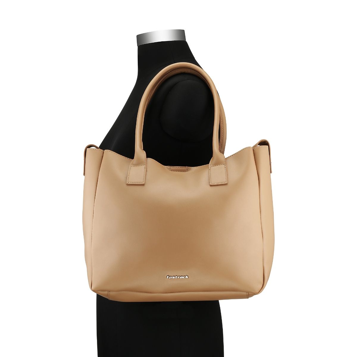 Buy Fastrack Parchment Brown Open Tote Bag Online