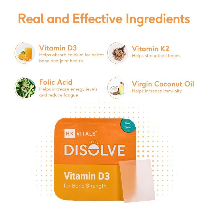 Buy HealthKart HK Vitals Disolve Vitamin D For Stronger Bones ...
