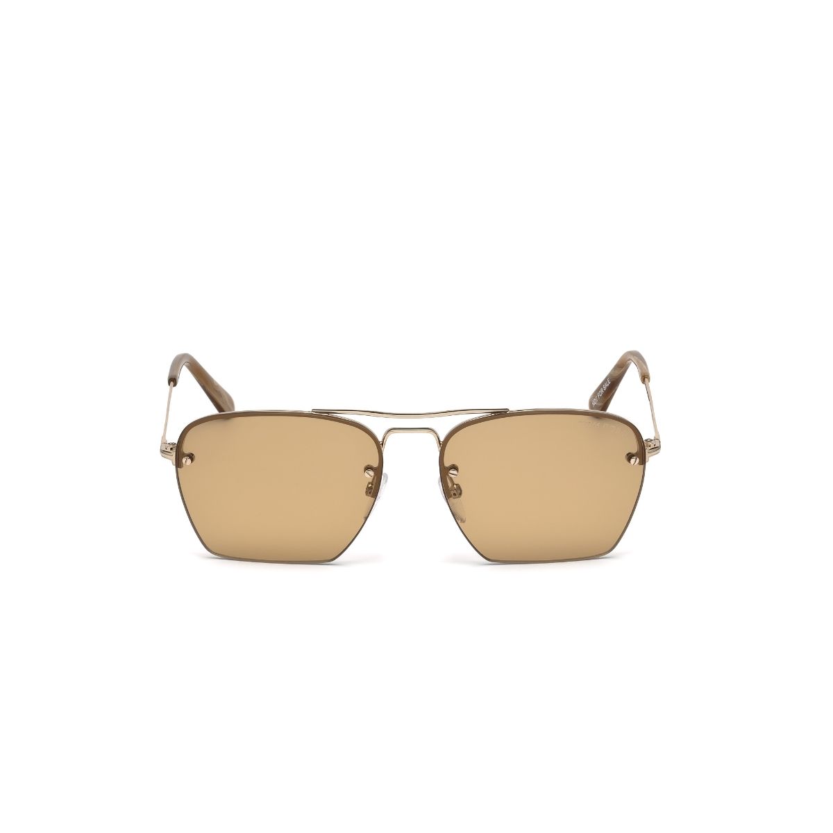 Buy Tom Ford FT0504 57 28e Iconic Bug Eye Shapes In Premium Metal ...