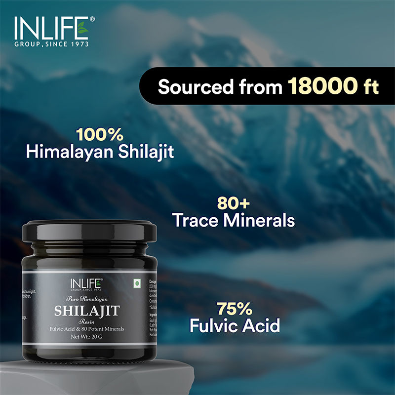 Buy Inlife Shilajit Resin Original Himalayan & Natural Shilajeet For ...