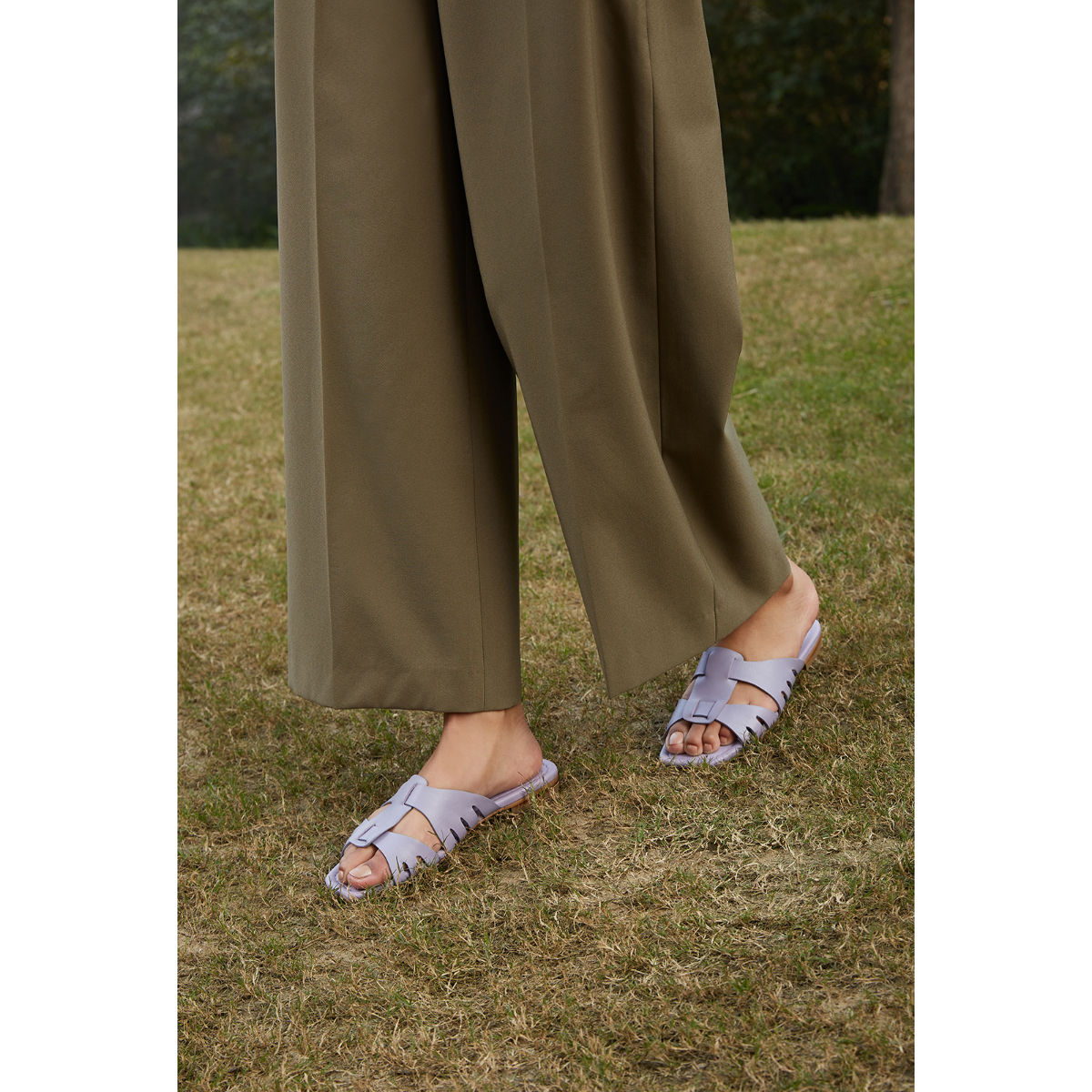 Buy Vanilla Moon Women Lilac Flats Online