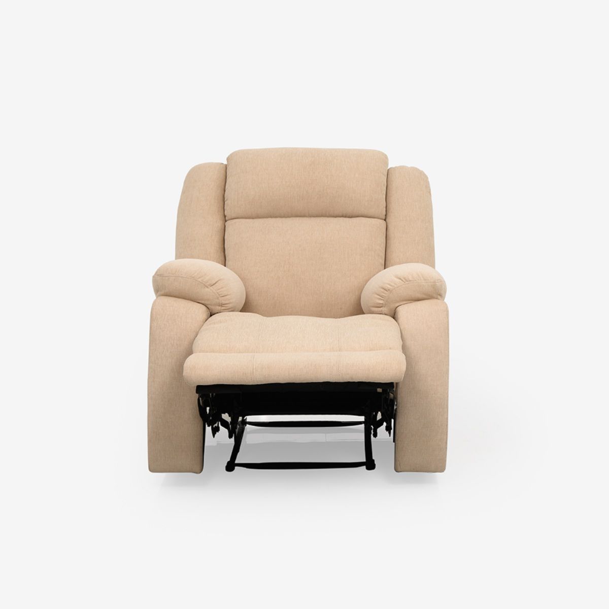 Buy duroflex Avalon Fabric Single Seater Recliner Beige Online