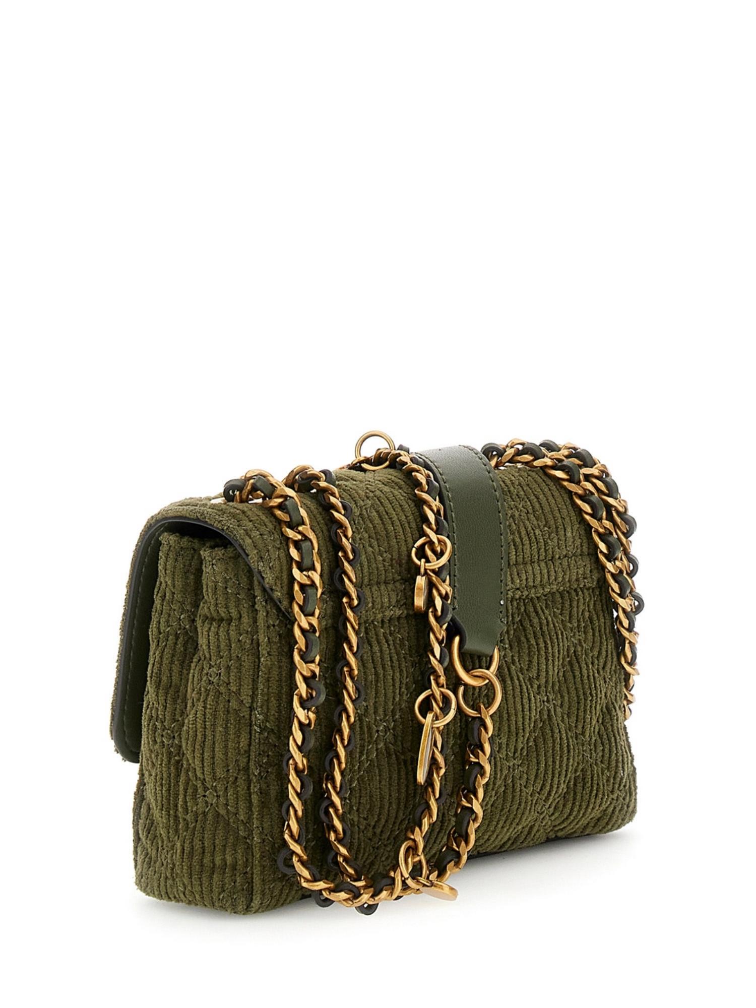 Buy Guess Olive Quilted Giully Mini Crossbody Bag Online
