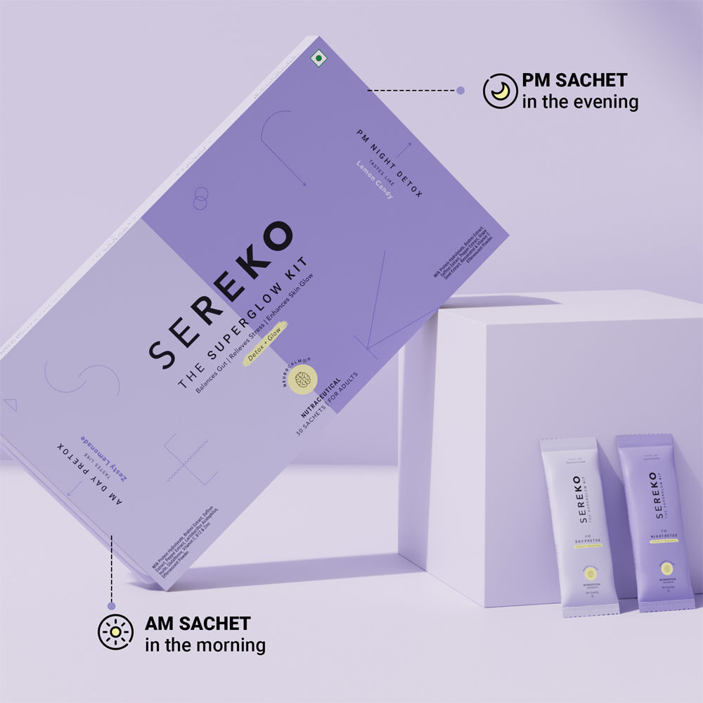Buy Sereko Super Glow Kit With Glutathione & Vitamin C, Boost Glow ...