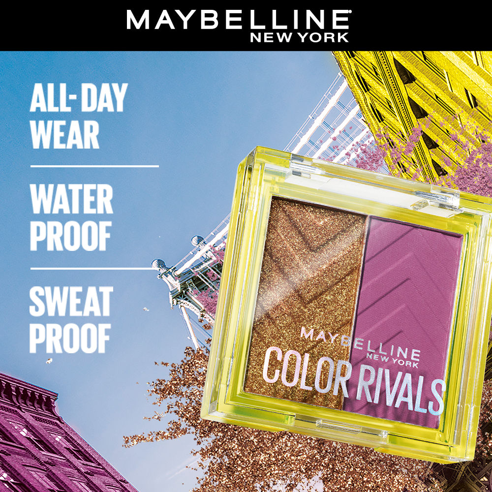 Buy Maybelline New York Color Rivals Longwear Duo Eyeshadow Palette Online
