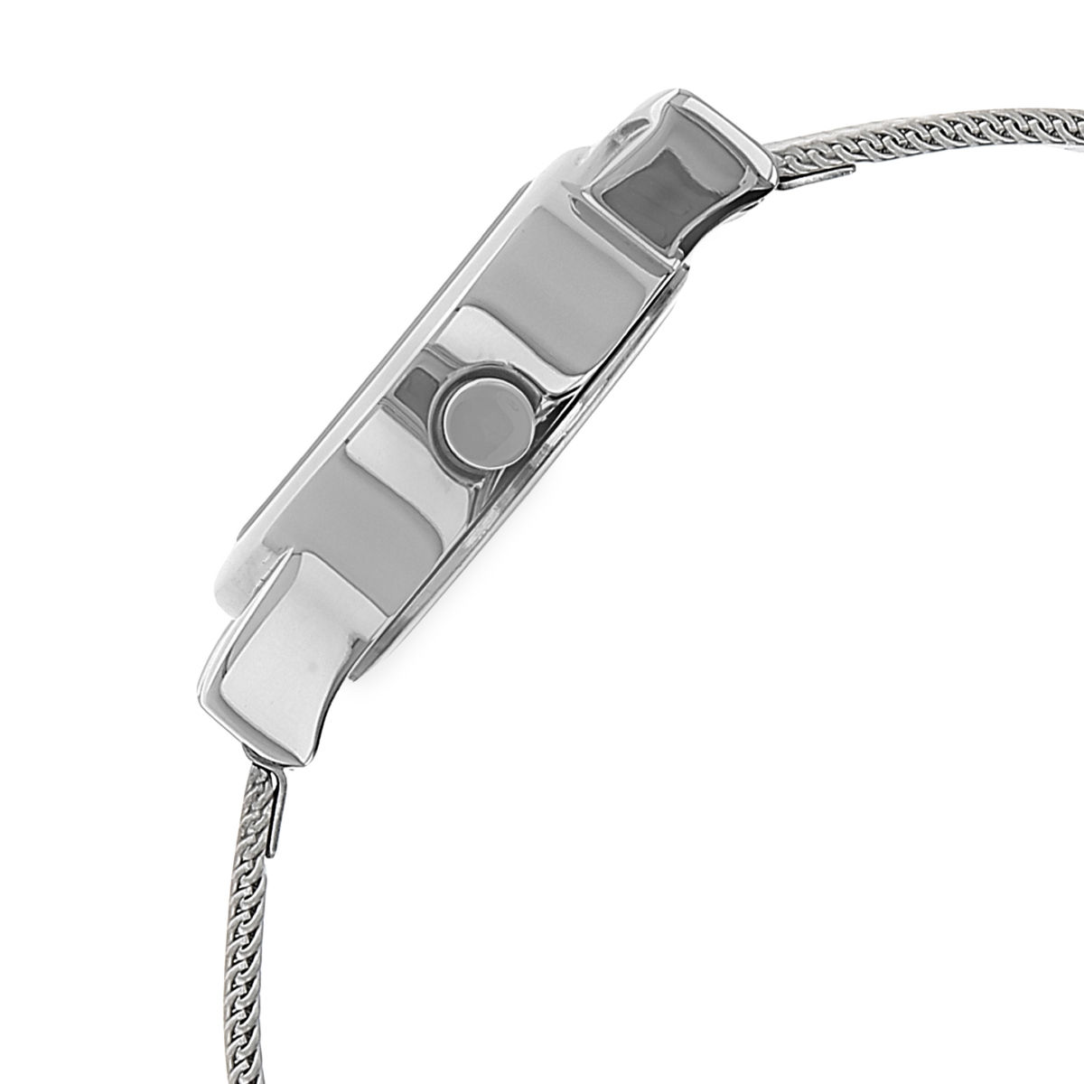 Buy Fastrack Black Dial Silver Metal Strap Watch Online