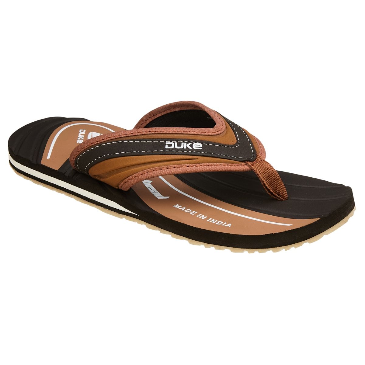 Duke Men Flip-flops - Tan: Buy Duke Men Flip-flops - Tan Online at Best ...