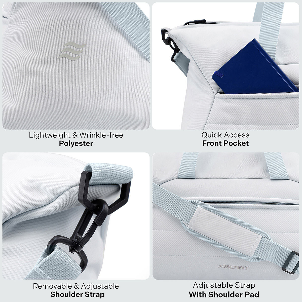 Buy Assembly Premium Polyester Large Duffle Bag (45L)-Weekender ...