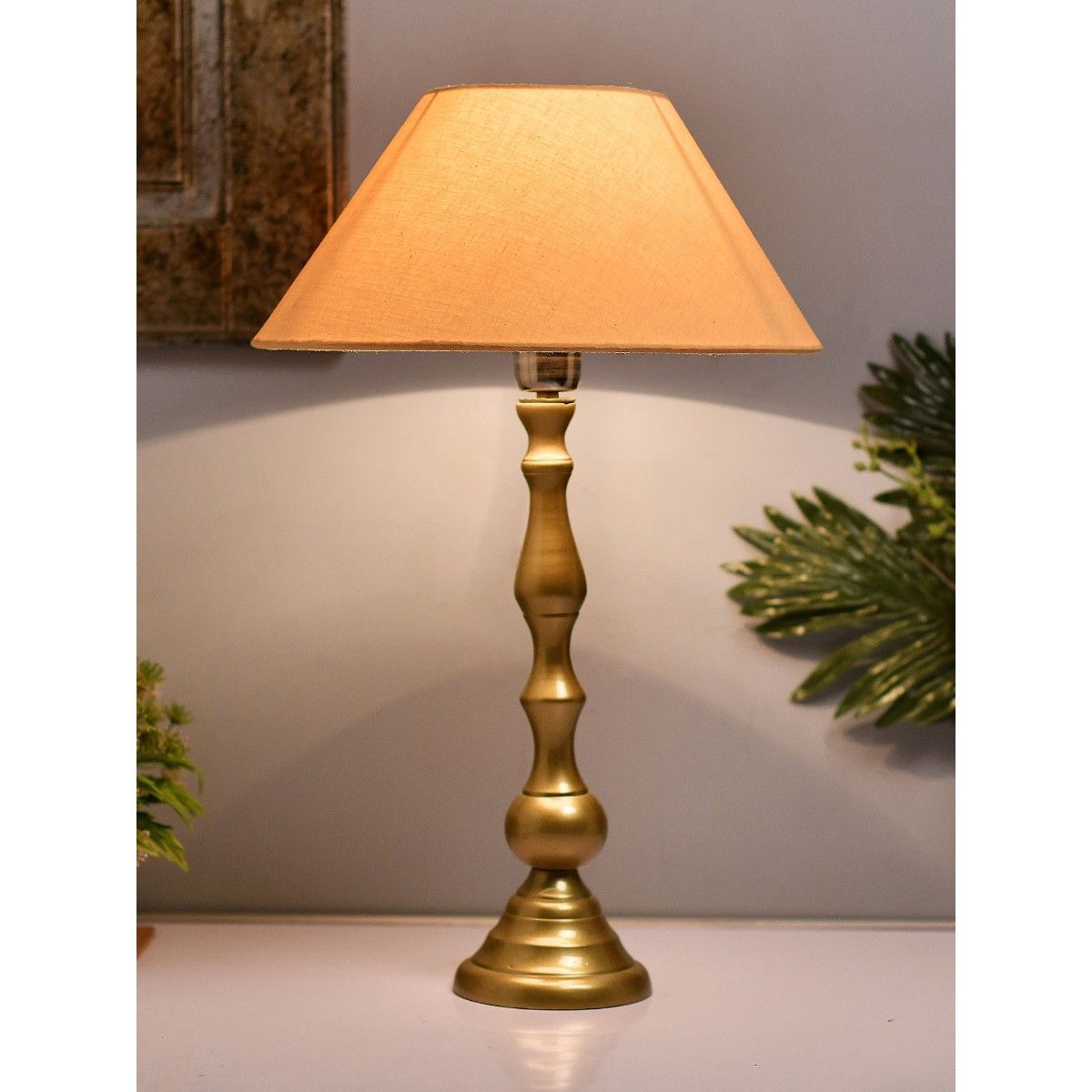 Homesake Teardrop Gold Brushed Lamp Golden Shade: Buy Homesake Teardrop ...