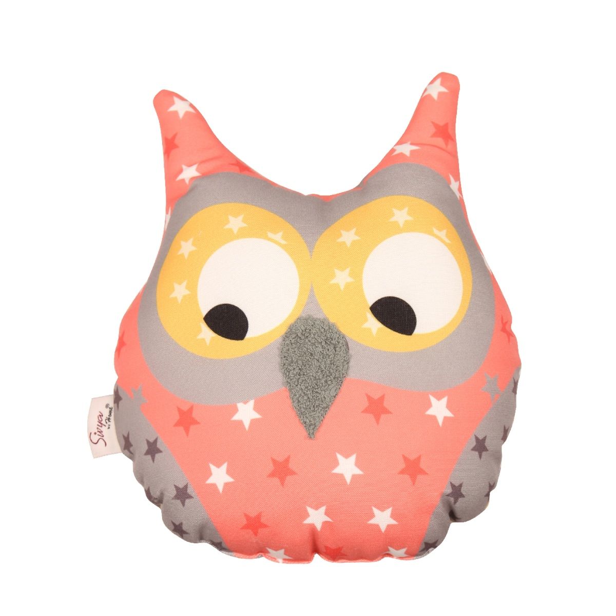 Buy Sivya by Home Micro Filled Owl Shaped Cushion for kids 13x16 Inch ...
