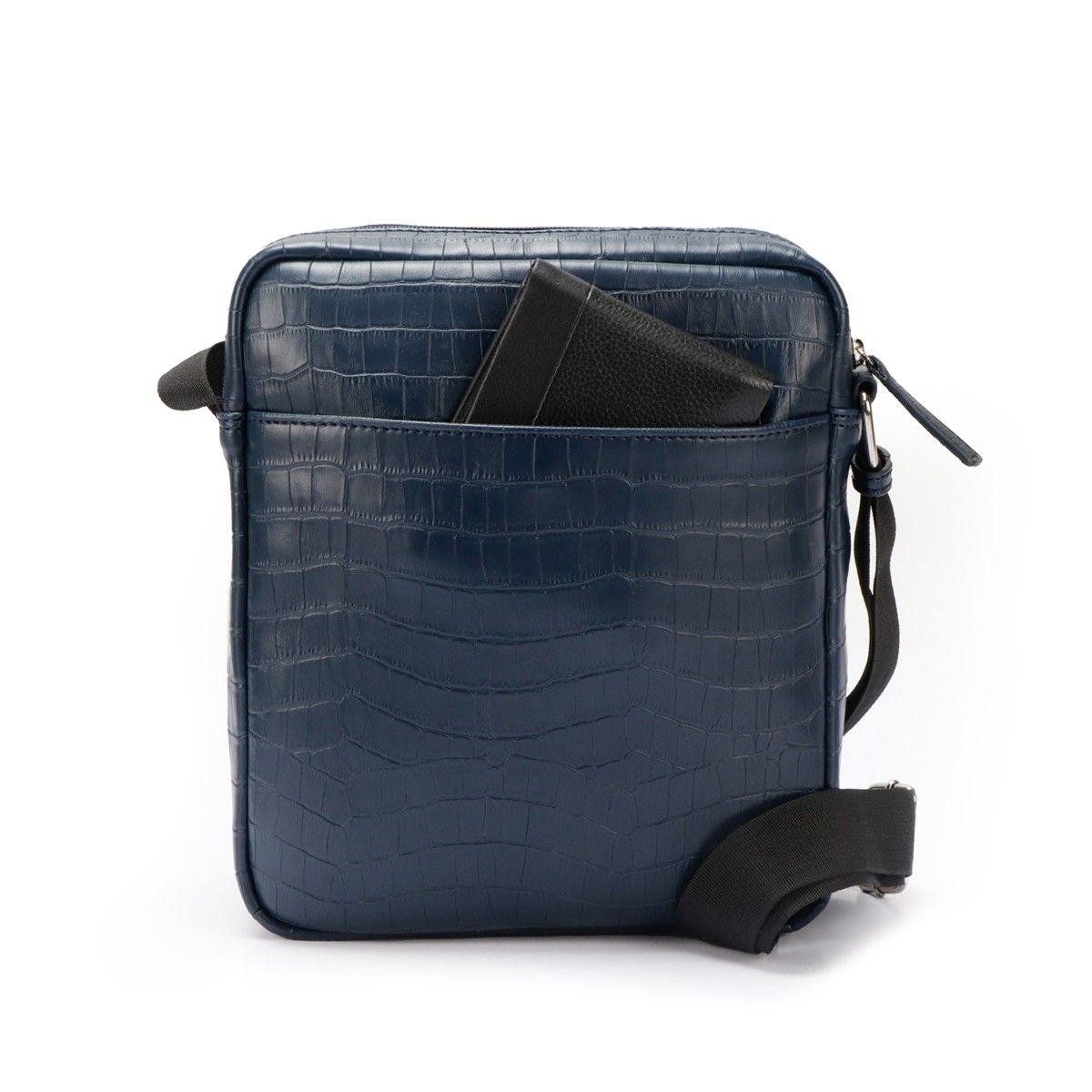 Buy Cross Navy Blue Vegan Leather Medium Crossbody Bag Online