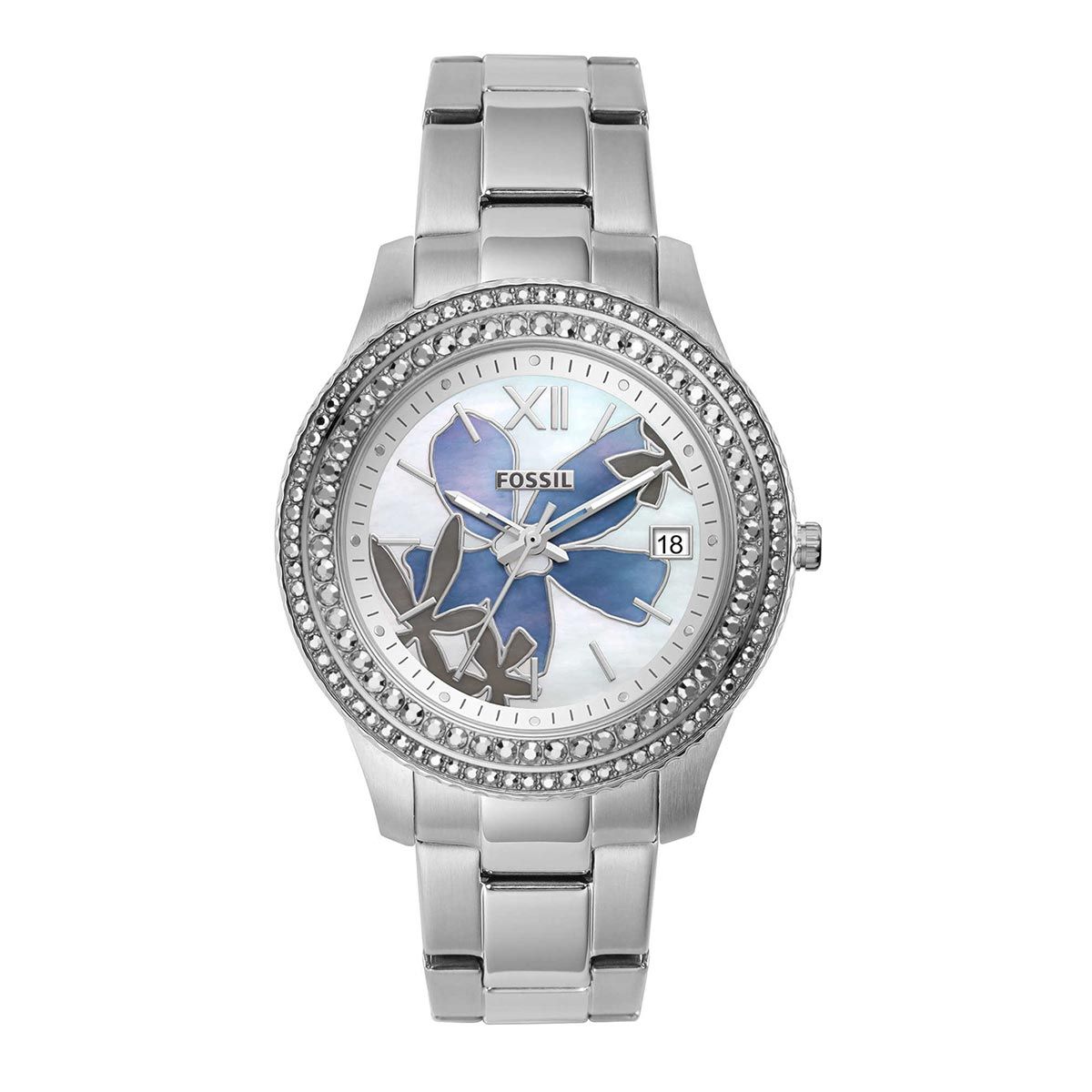 Buy Fossil Stella Silver Watch ES5191 Online