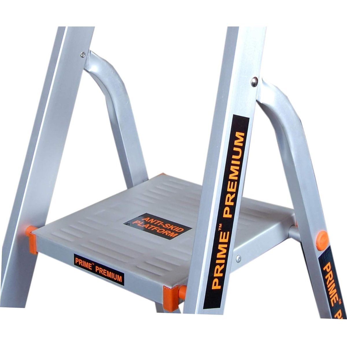 Buy Prime Premium 6Steps(5+1) Foldable Aluminium Ladder Serrated Steps ...