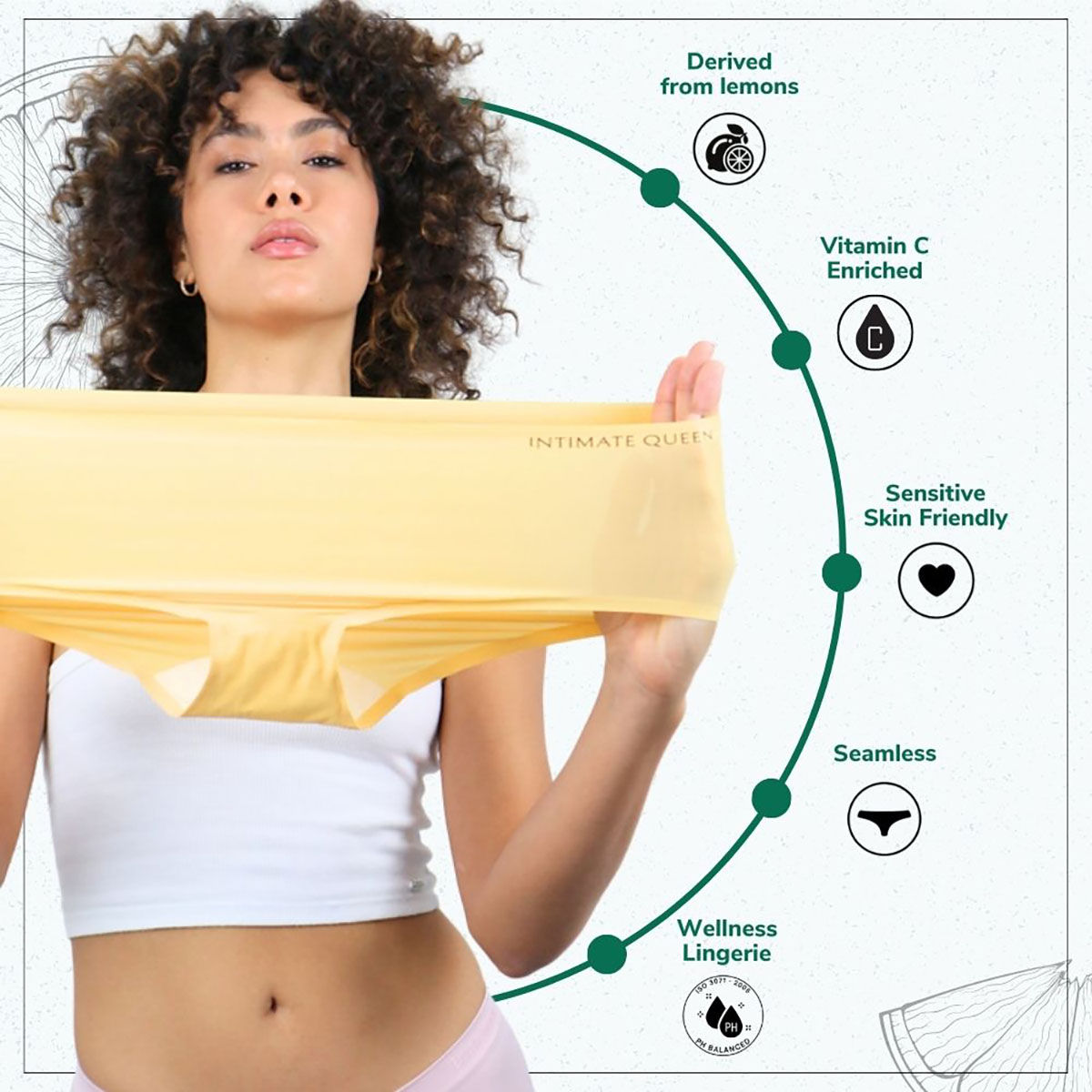 INTIMATE QUEEN Seamless Lemon Bae Quick-Dry Lightweight Ultra Soft ...