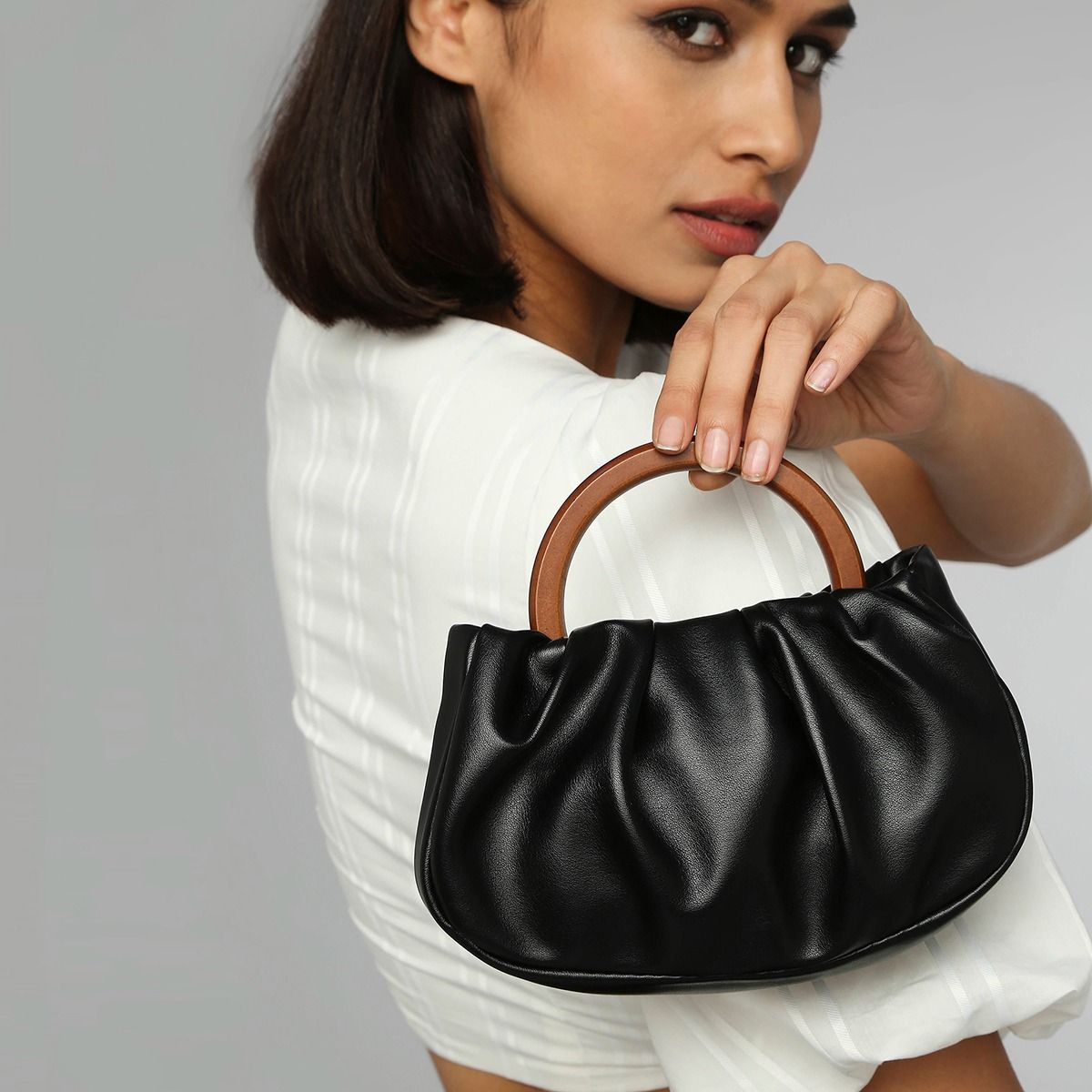 Buy RSVP by Nykaa Fashion Black Kill With Class Handbag Bag (Free Size ...