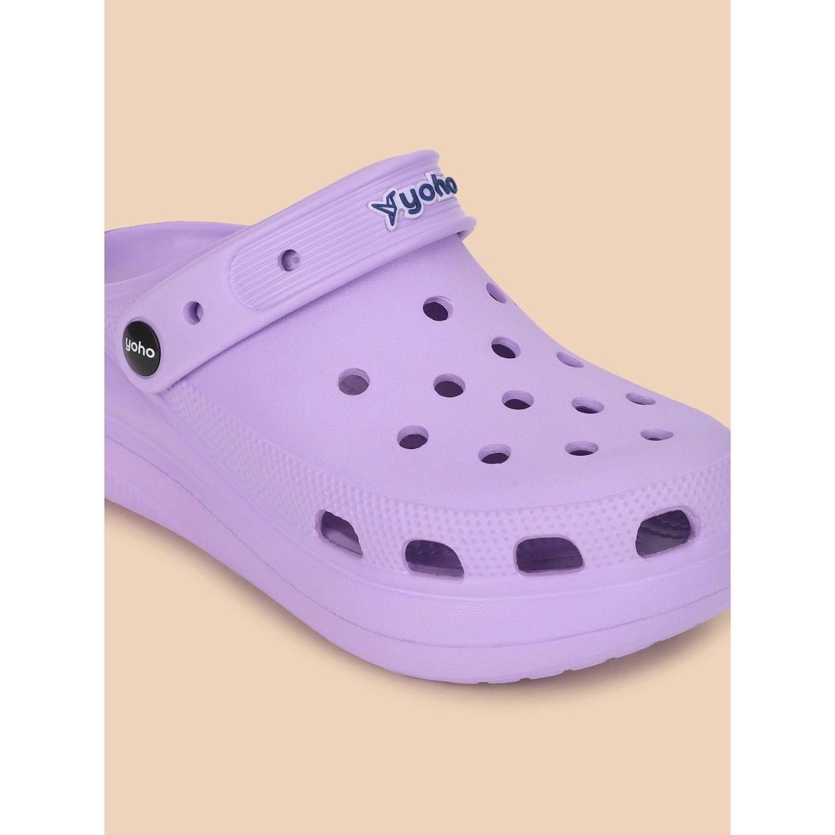 Buy Yoho Purple High Heel Clogs for Women Online