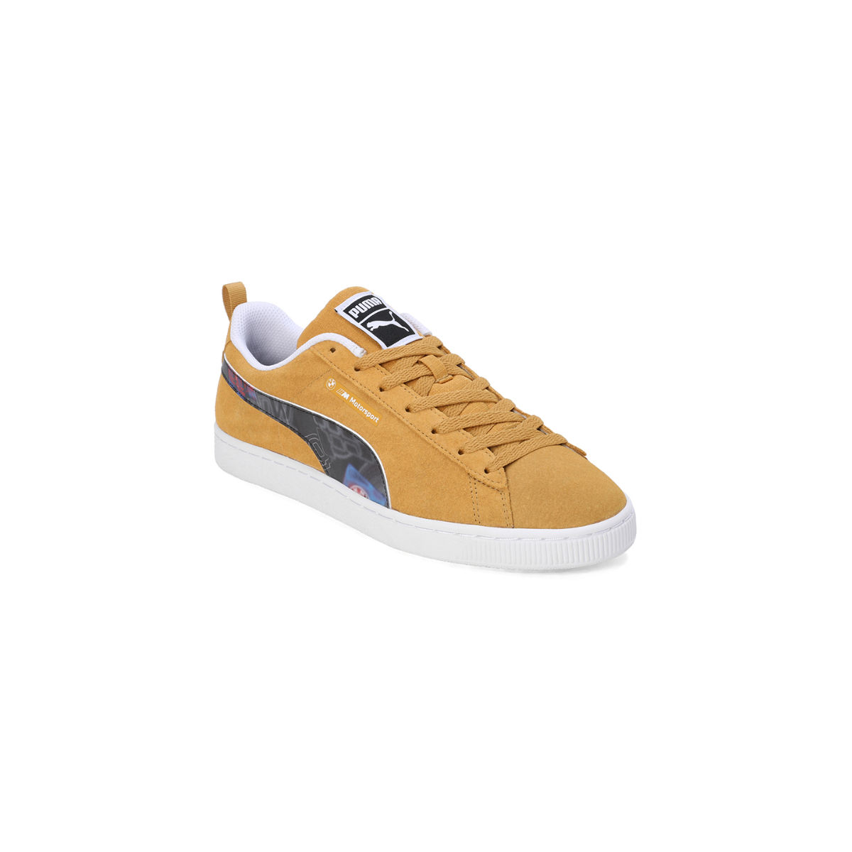 Buy Puma BMW MMS Suede Unisex Yellow Sneakers Online