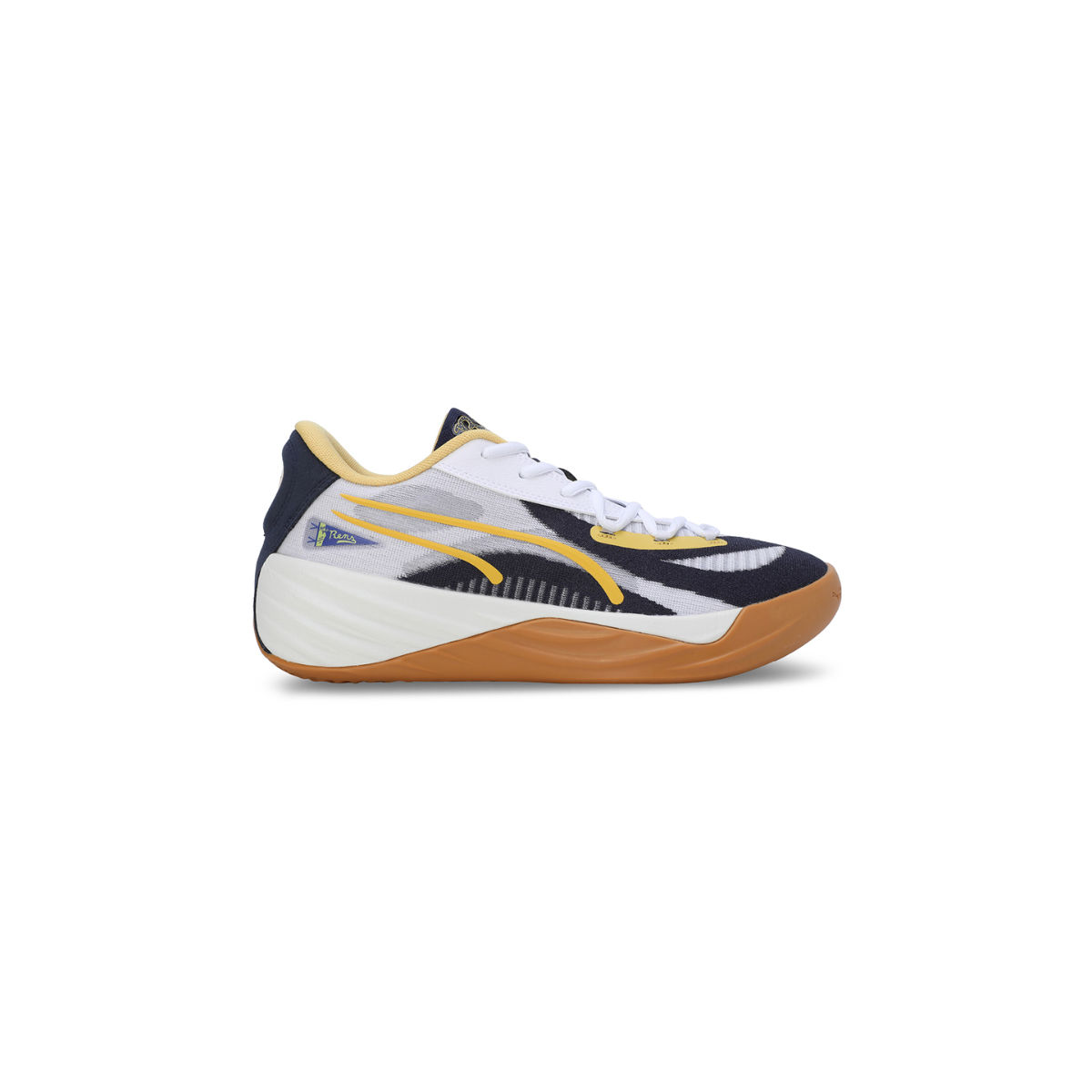 Buy Puma All-Pro Nitro Black Fives Unisex Off White & Navy Blue ...