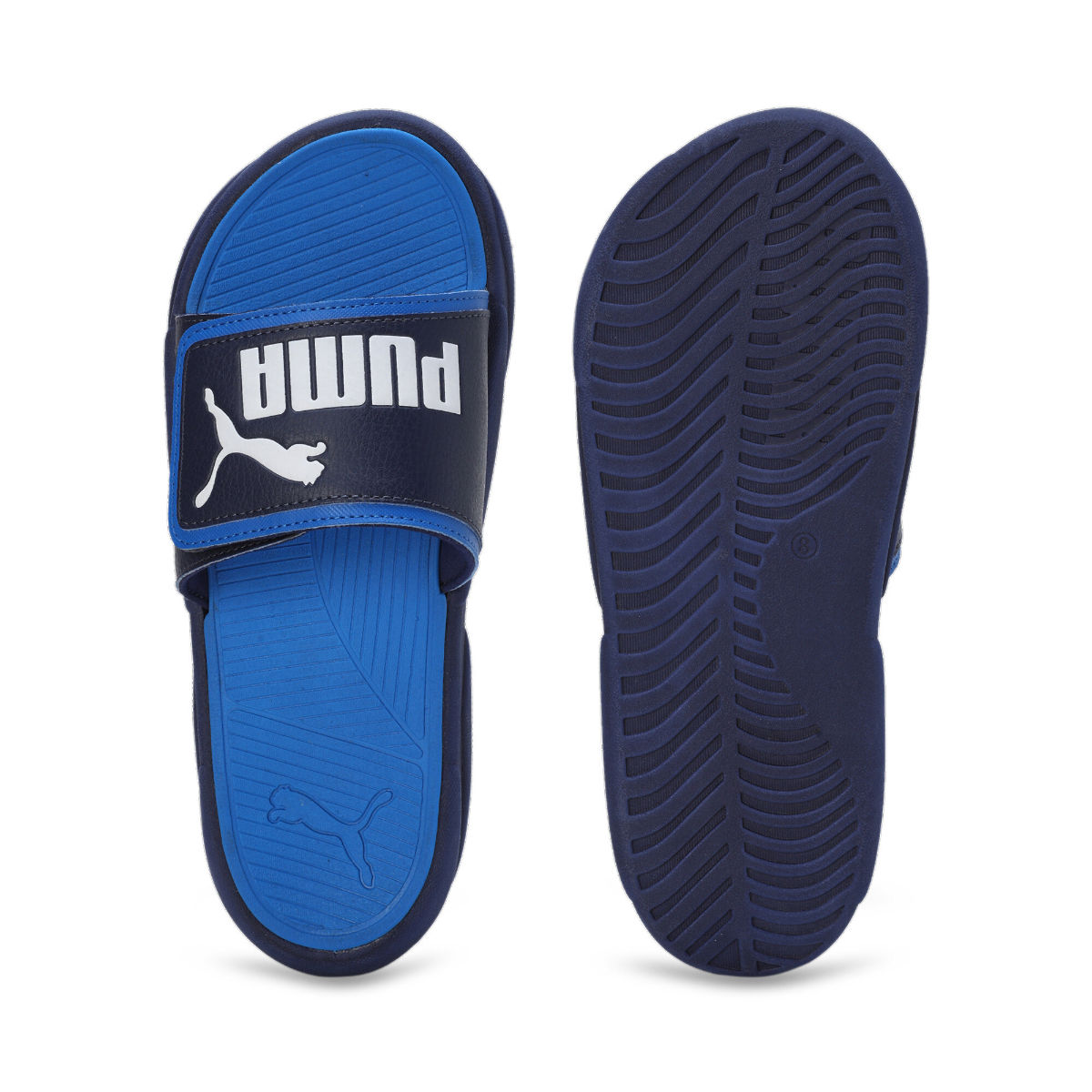 Buy Puma Royalcat Comfort Unisex Navy Blue Sliders Online
