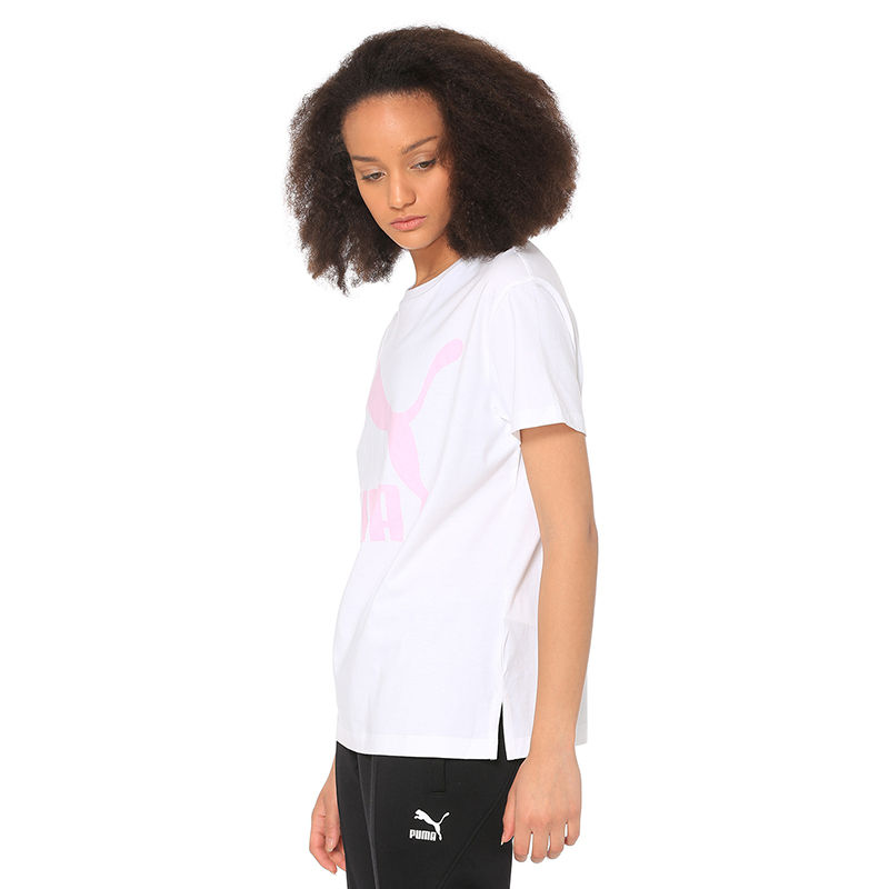 Buy Puma Classics Logo Tee - White Online