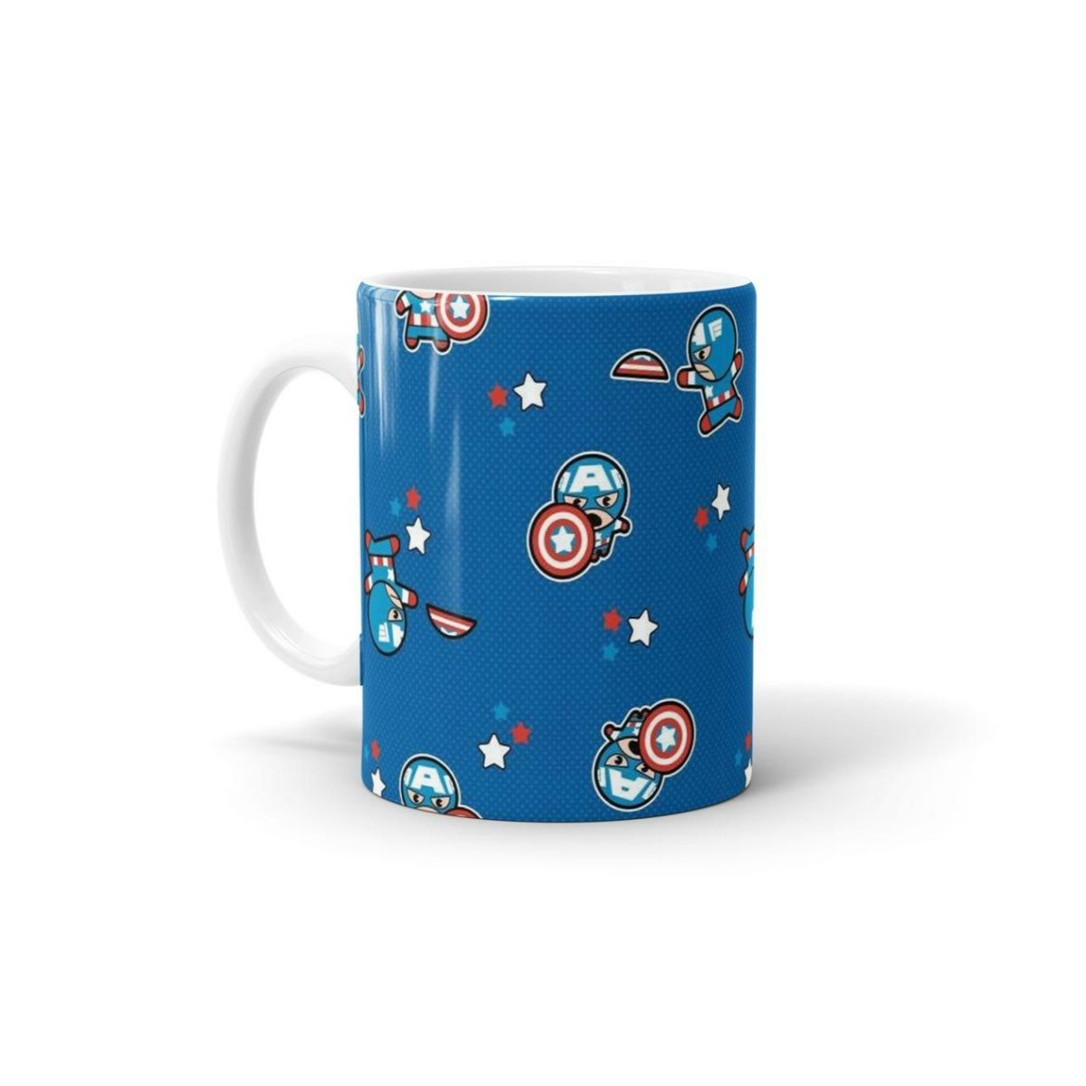 Buy Macmerise Captain America Chibi Pattern Milk, Tea, Coffee Mug 330ml ...