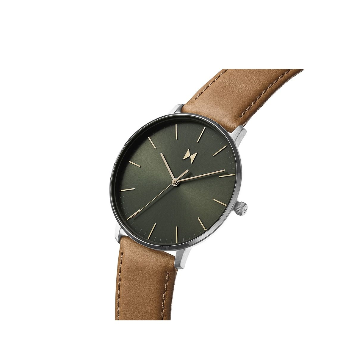 Buy MVMT Legacy Slim Quartz Green Round Dial Mens Watch - 28000189-D Online