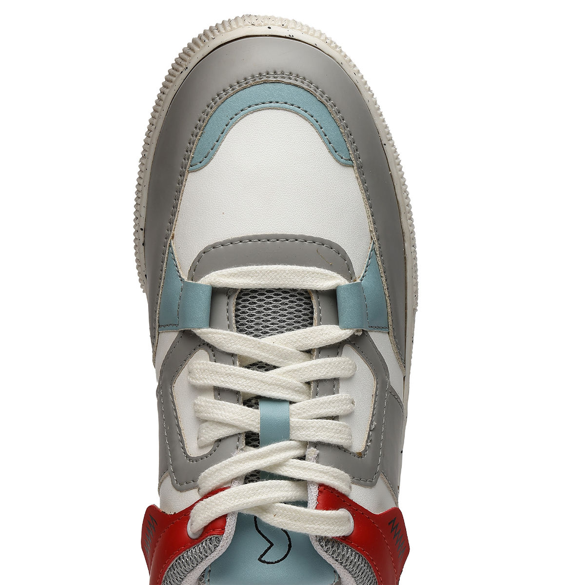 Buy SOLETHREADS Rogue Solid Blue & Red Women Sneakers Online