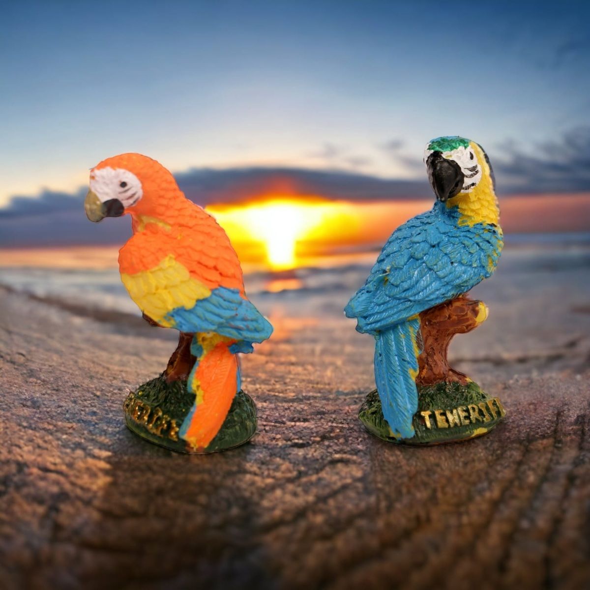 Buy Chocozone 4 Parrot Miniature Garden Toys Landscape Decor Home ...