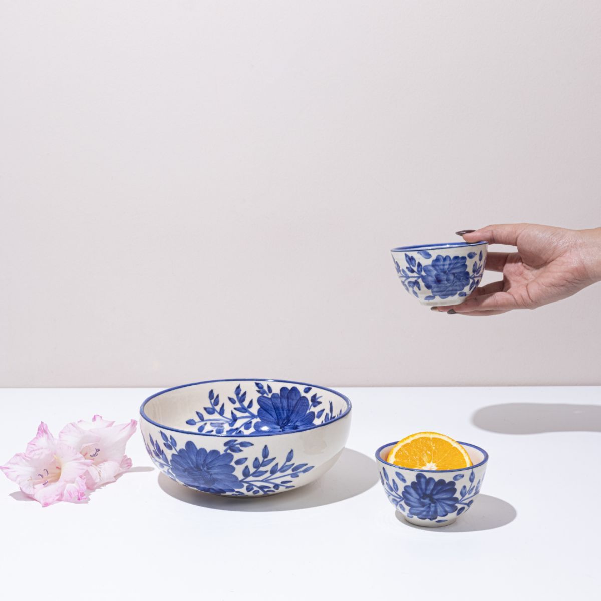 Buy Amalfiee Ceramics Handmade Sanaah Absolute Bowl (Set of 3) Online