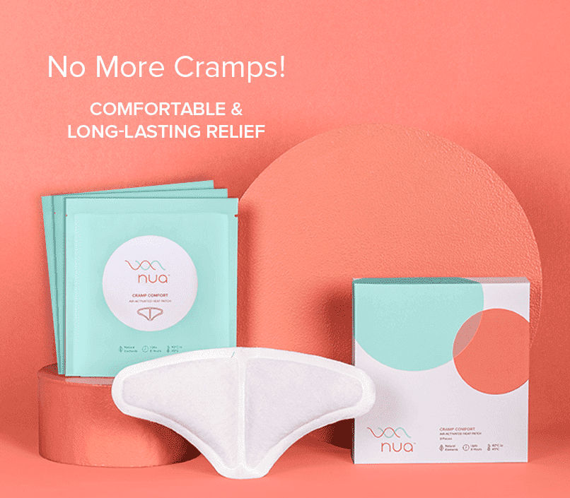 Nua Cramp Comfort Heat Patches for Period Pain - Pack of 3: Buy Nua ...