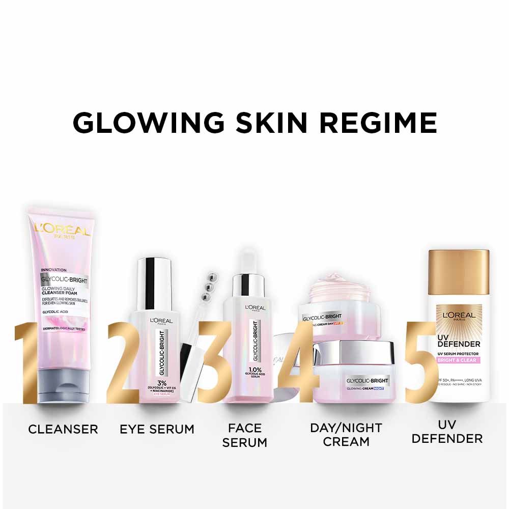 Buy L'Oreal Paris Glycolic Bright Night Cream With Glycolic Acid ...