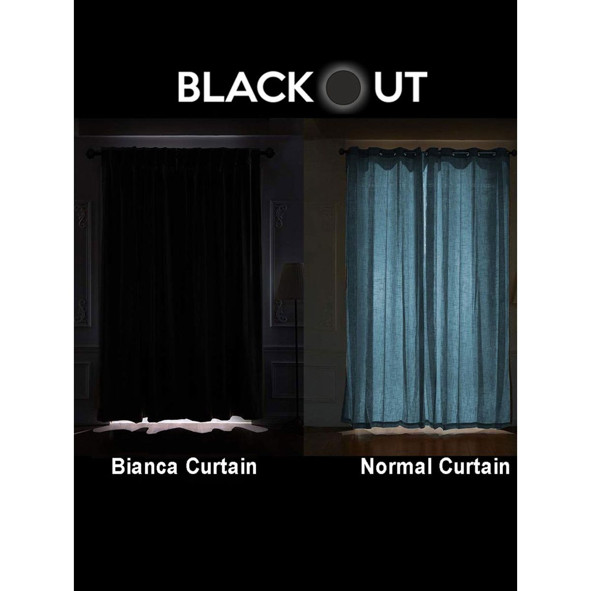 BIANCA Blackout 5 Feet Curtain Rust02: Buy BIANCA Blackout 5 Feet ...