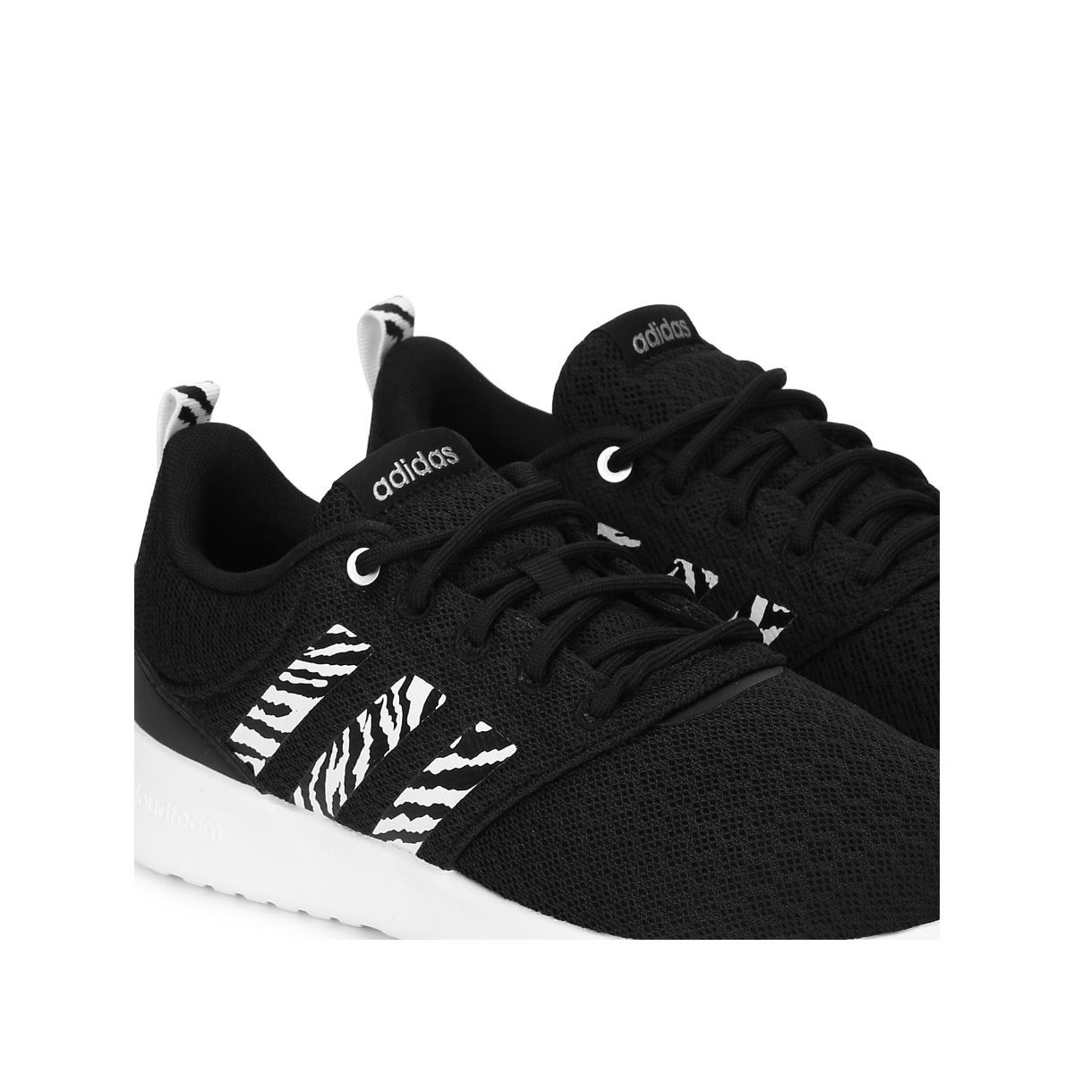 Buy adidas Qt Racer 2.0 Black Running Shoes Online