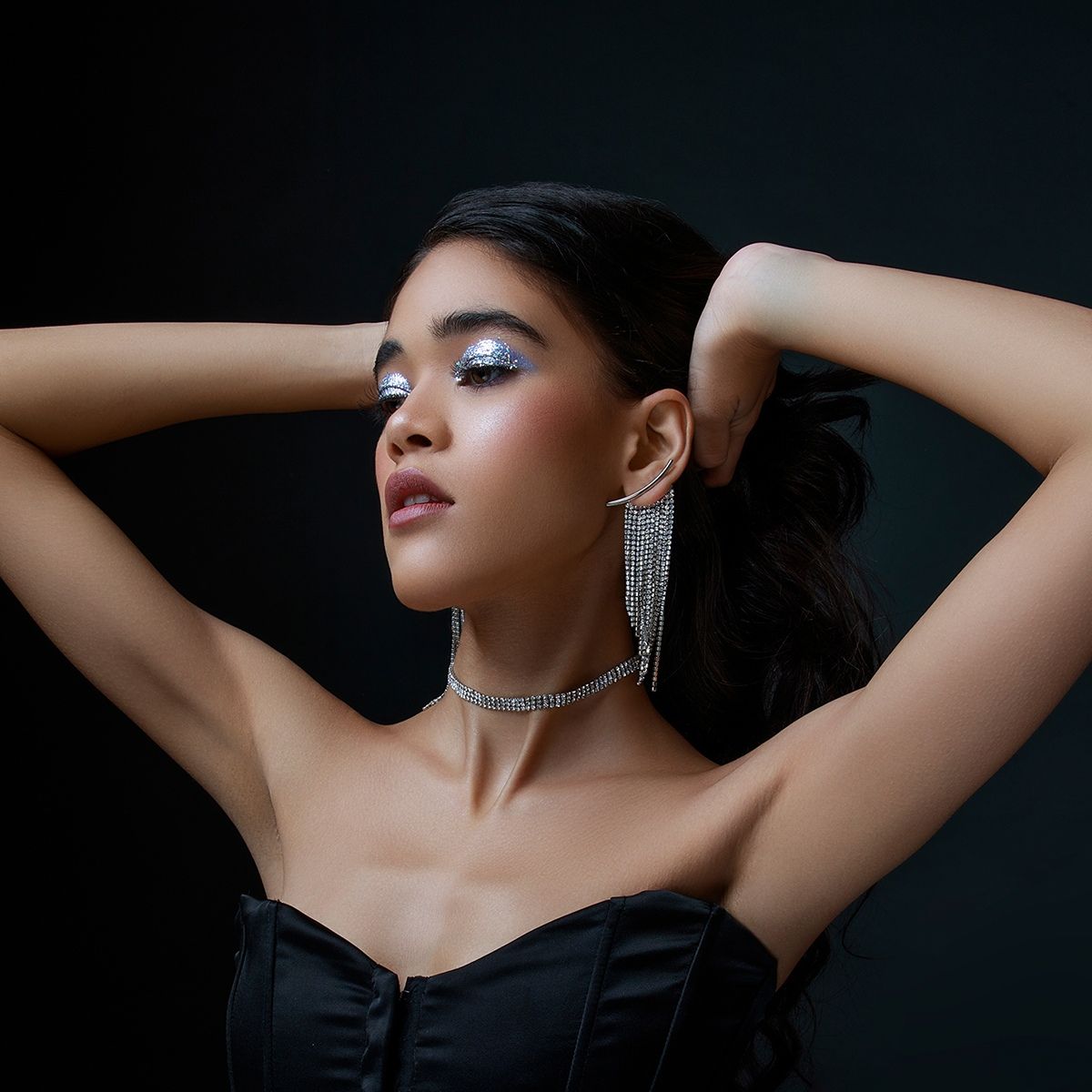 Buy Tipsyfly Front & Back Crystal Tassels Online