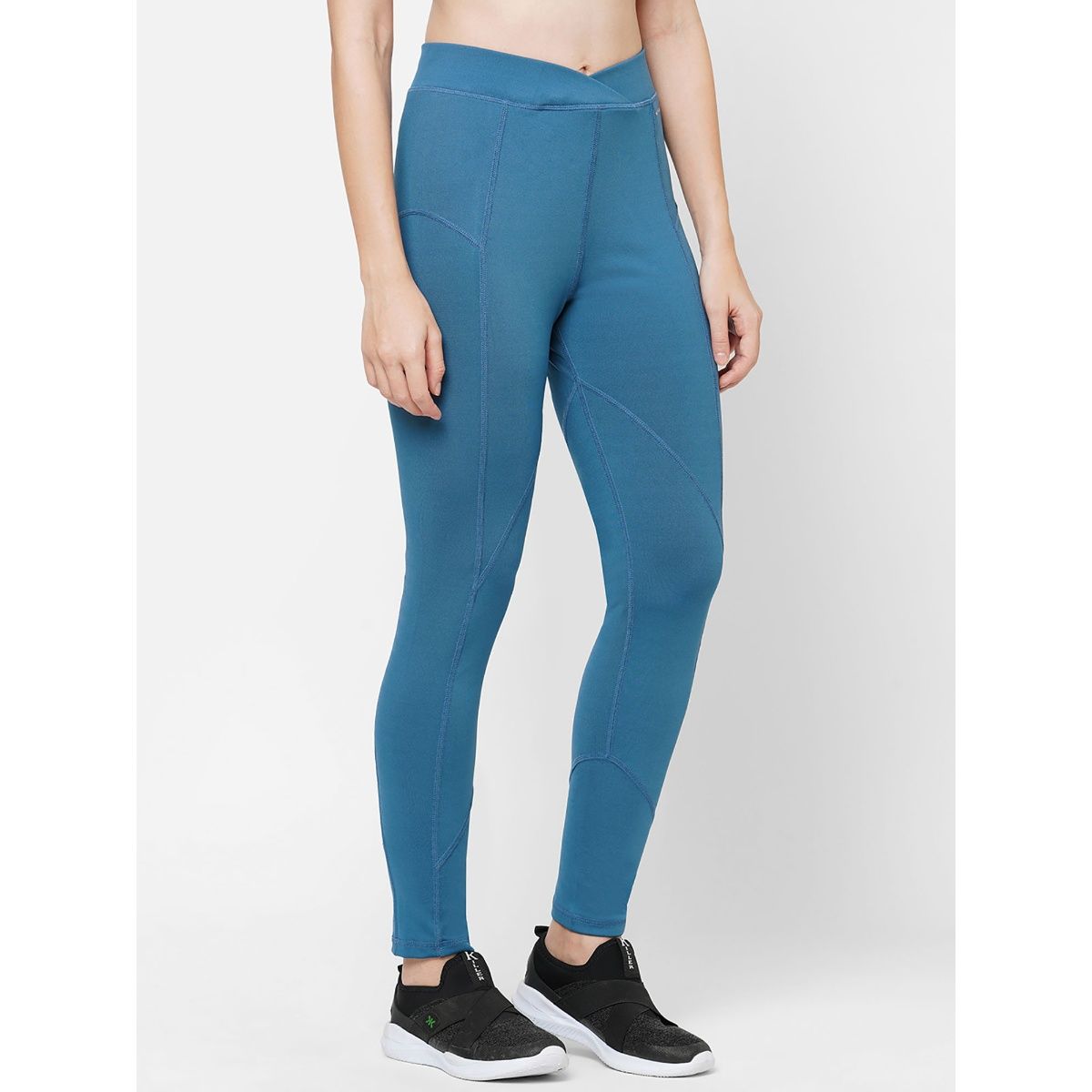 Buy MAYSIXTY Blue Dry Fit Yoga Pants Online
