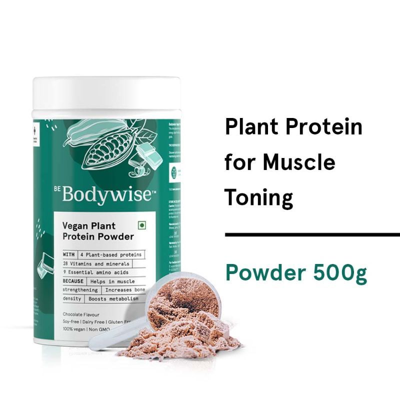 Be Bodywise Vegan Plant Protein Powder For Women (Helps Muscle Toning ...