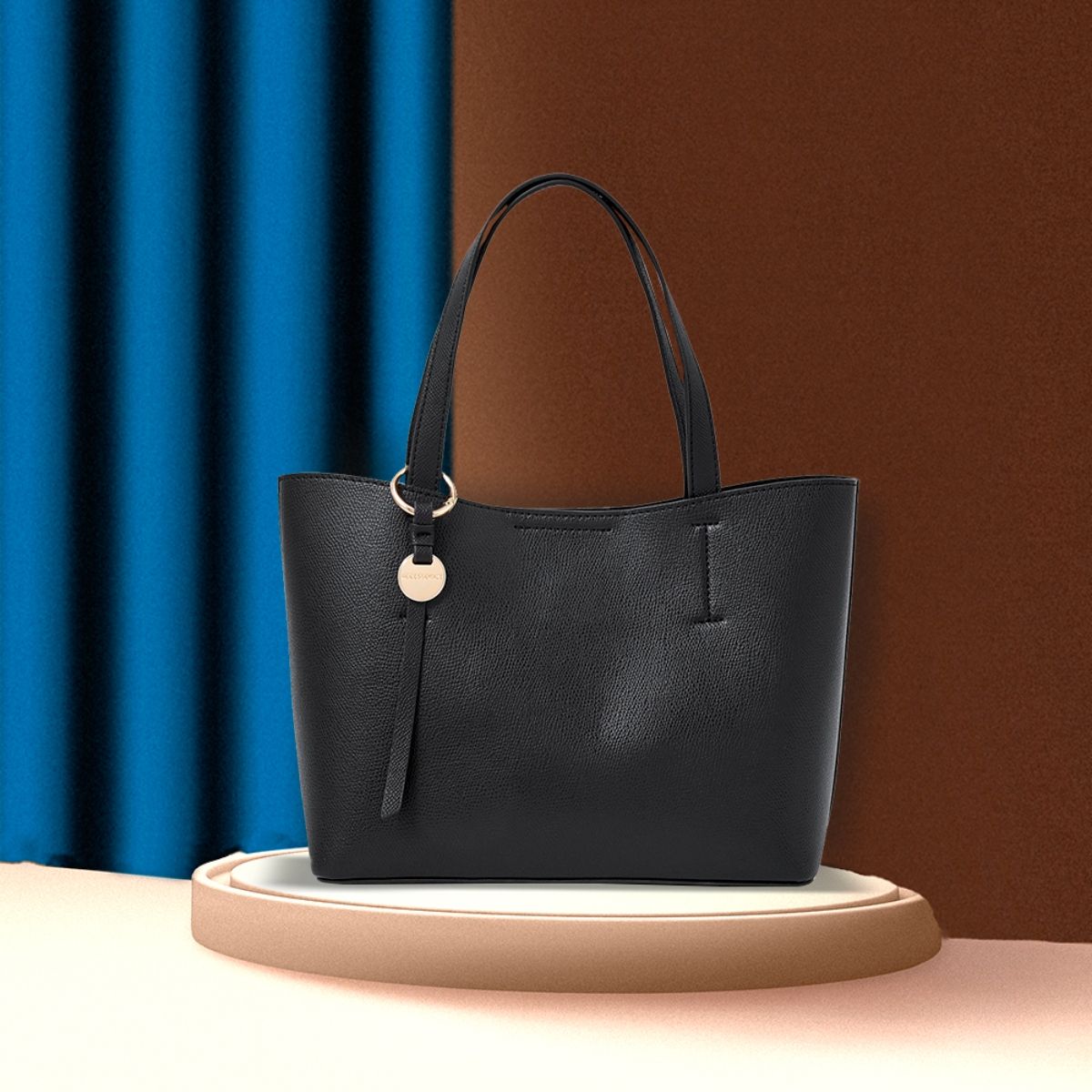 Buy Accessorize London Women Faux Leather Black Mini Classic Handheld ...