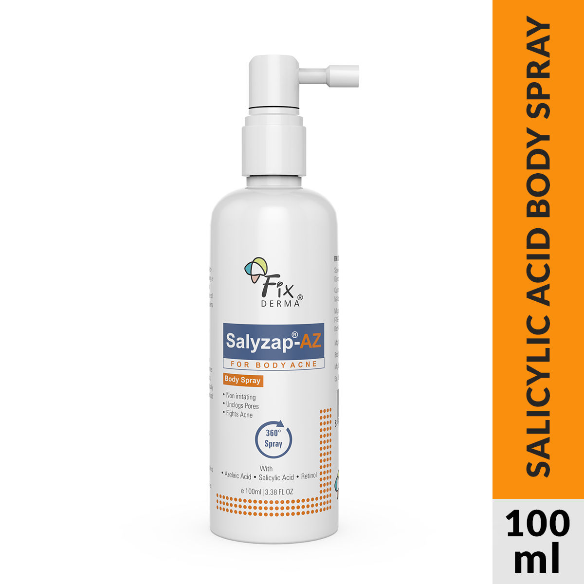 Buy Fixderma 2% Salicylic Acid + 2% Azelaic Acid Salyzap AZ Acne Body ...