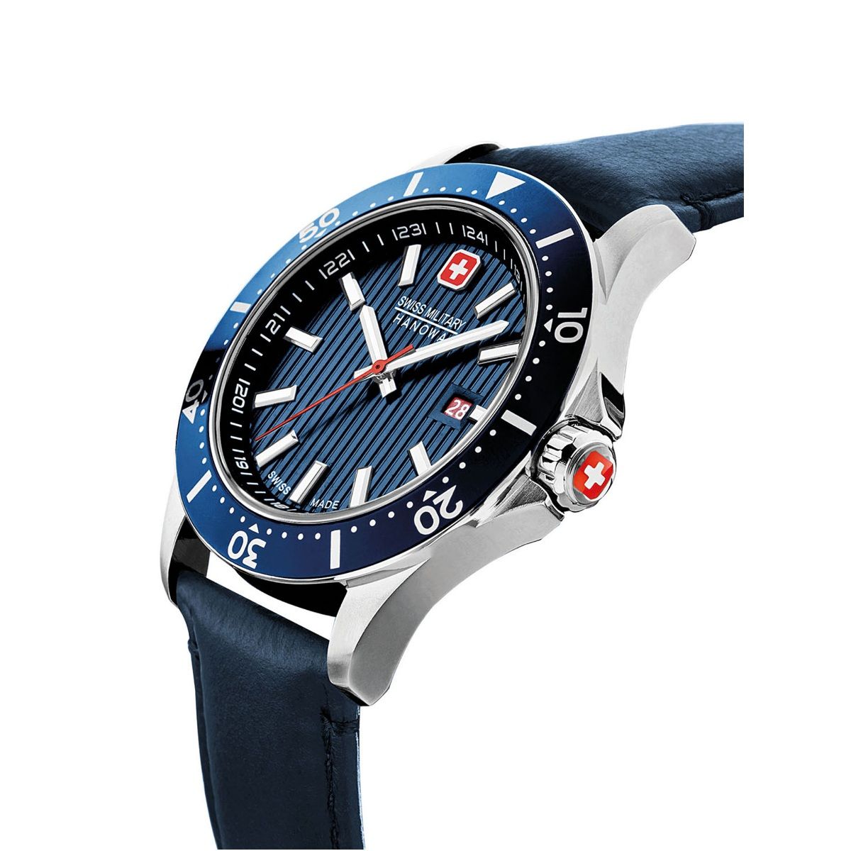 Buy Swiss Military Hanowa SMWGB2100607 - Flagship X Swiss Made Blue ...