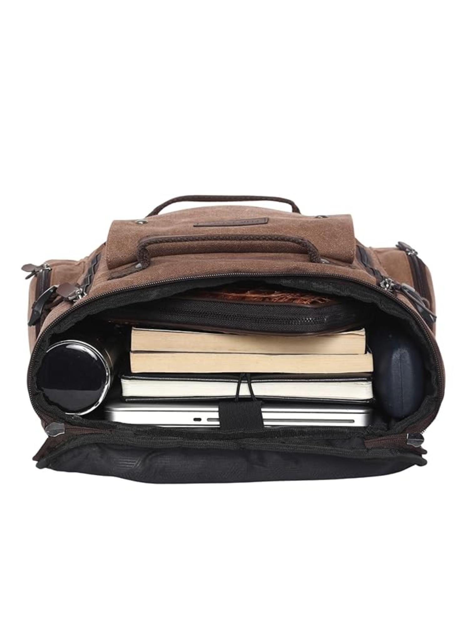 Buy FUR JADEN The Voyager Laptop Brown Backpack (M) Online