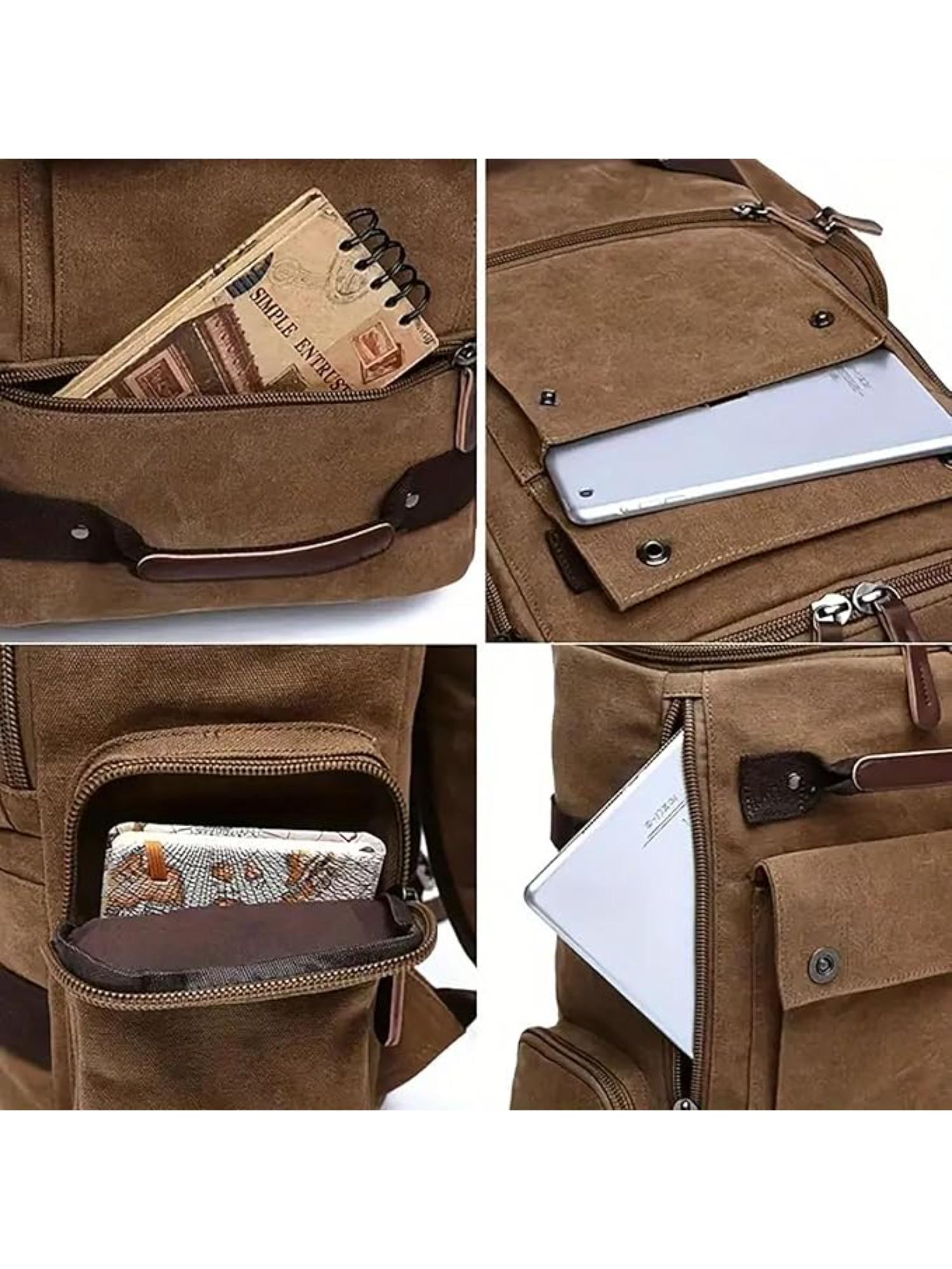 Buy FUR JADEN The Voyager Laptop Brown Backpack (M) Online